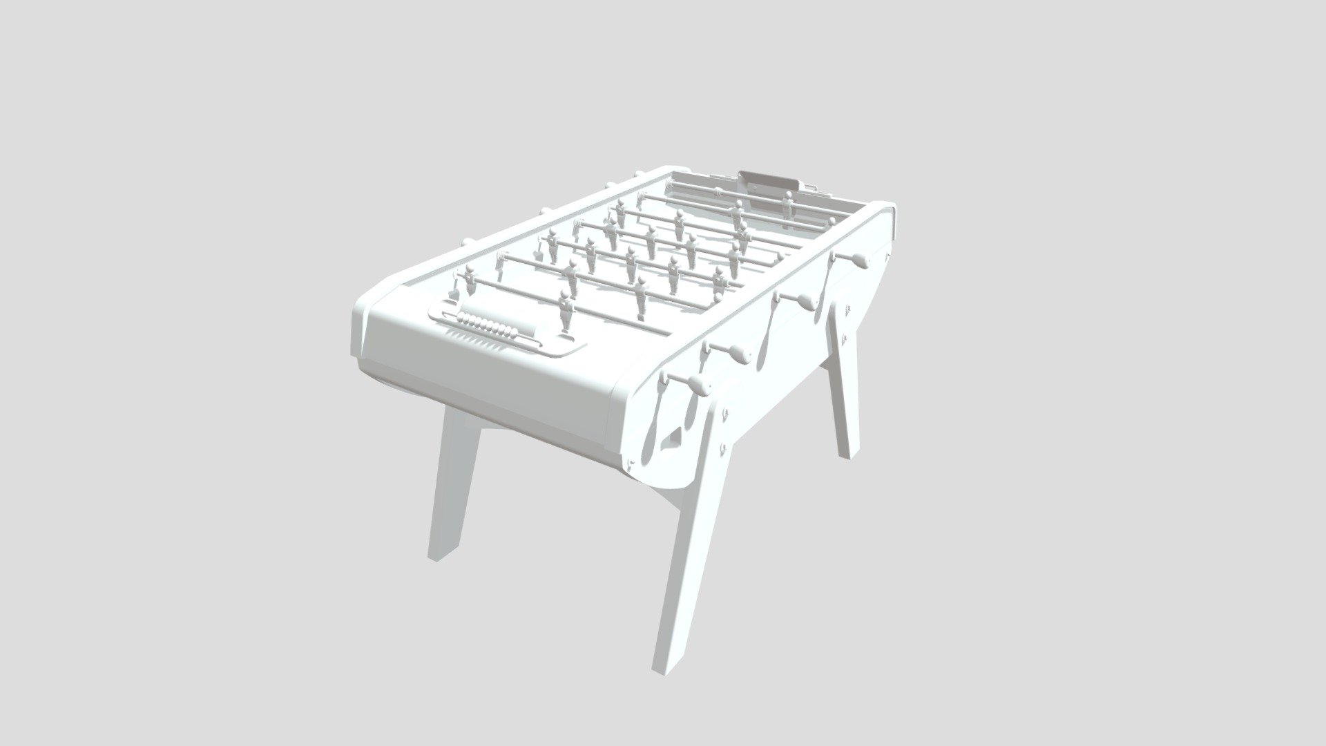 Babyfoot - 3D model by Creal12 [c594c99] - Sketchfab