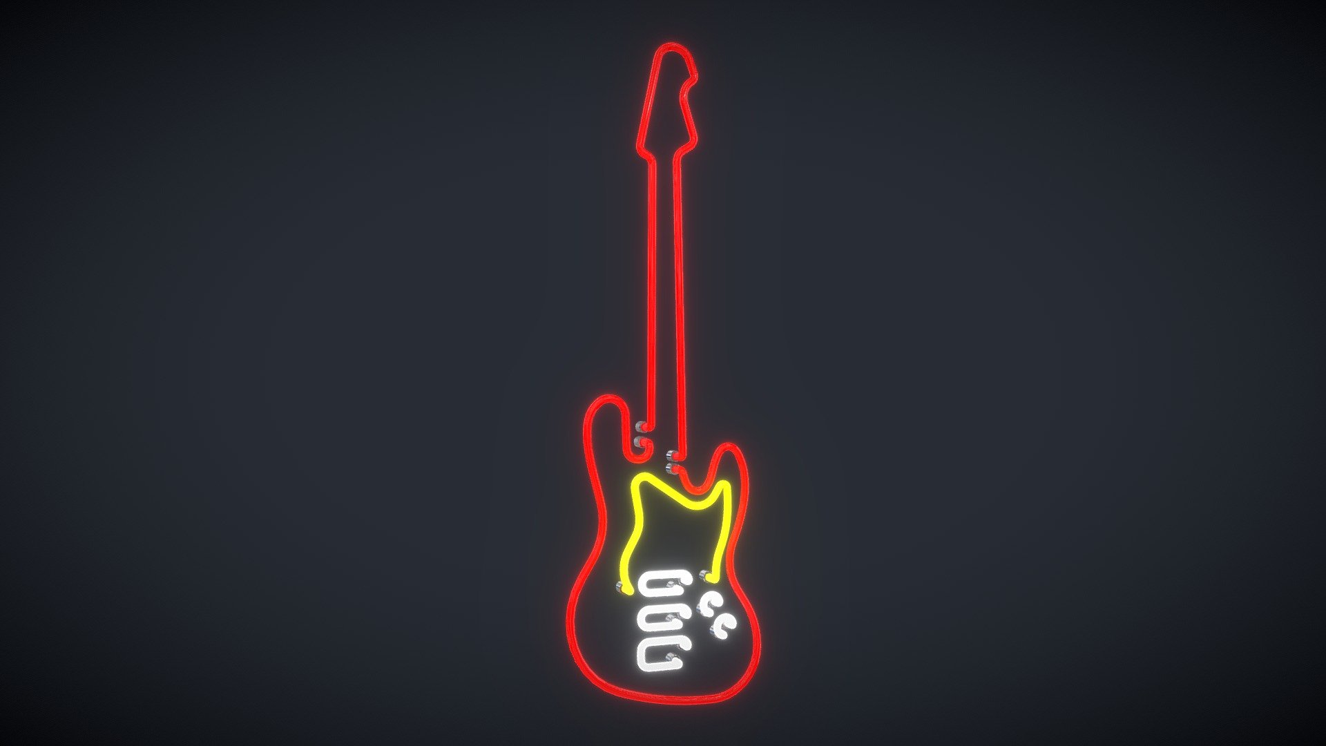 Neon Strato Red - 3D model by 3polies [c59996a] - Sketchfab