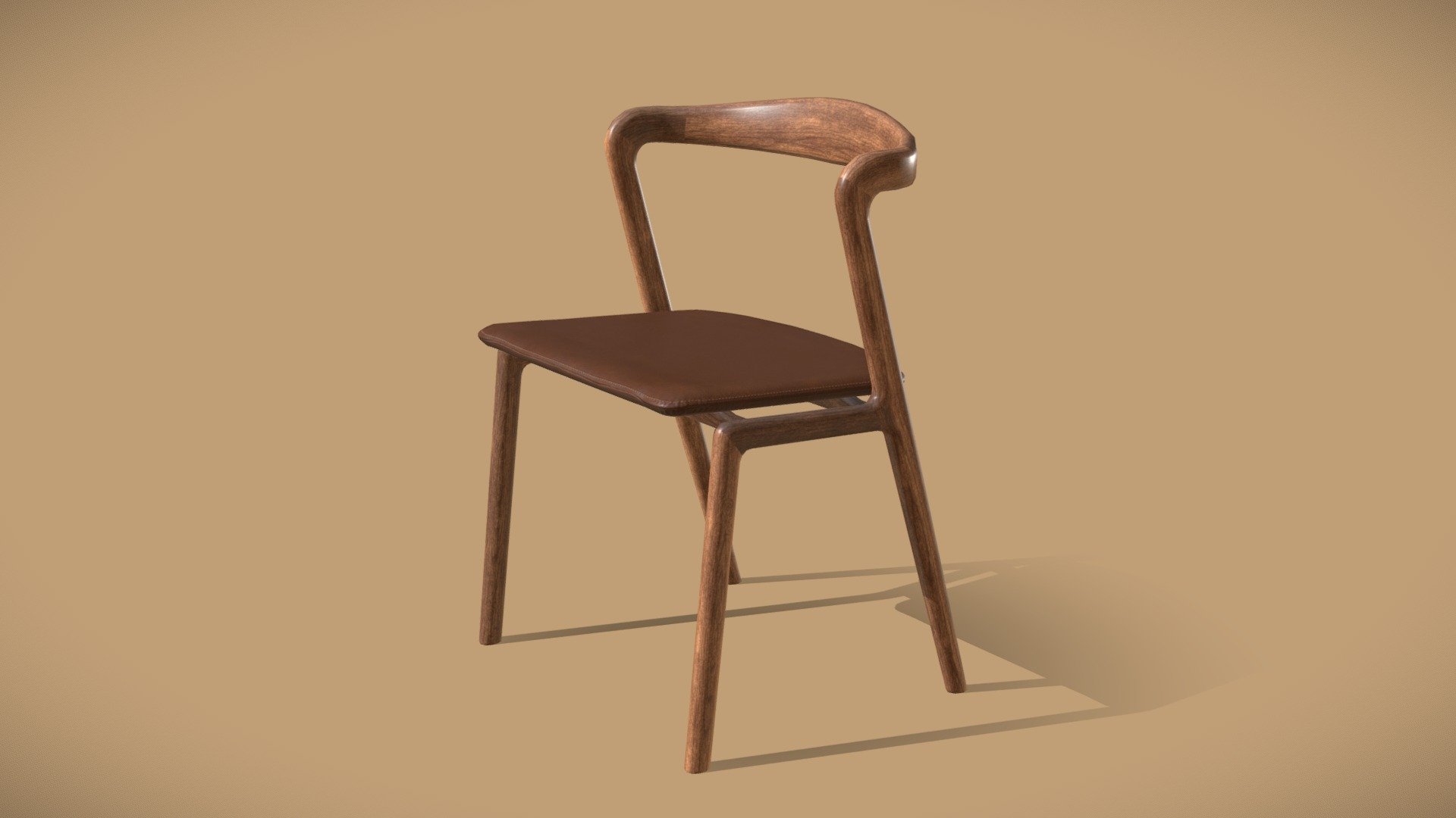 Otto Chair - Buy Royalty Free 3D model by AllQuad [c59ae08] - Sketchfab ...