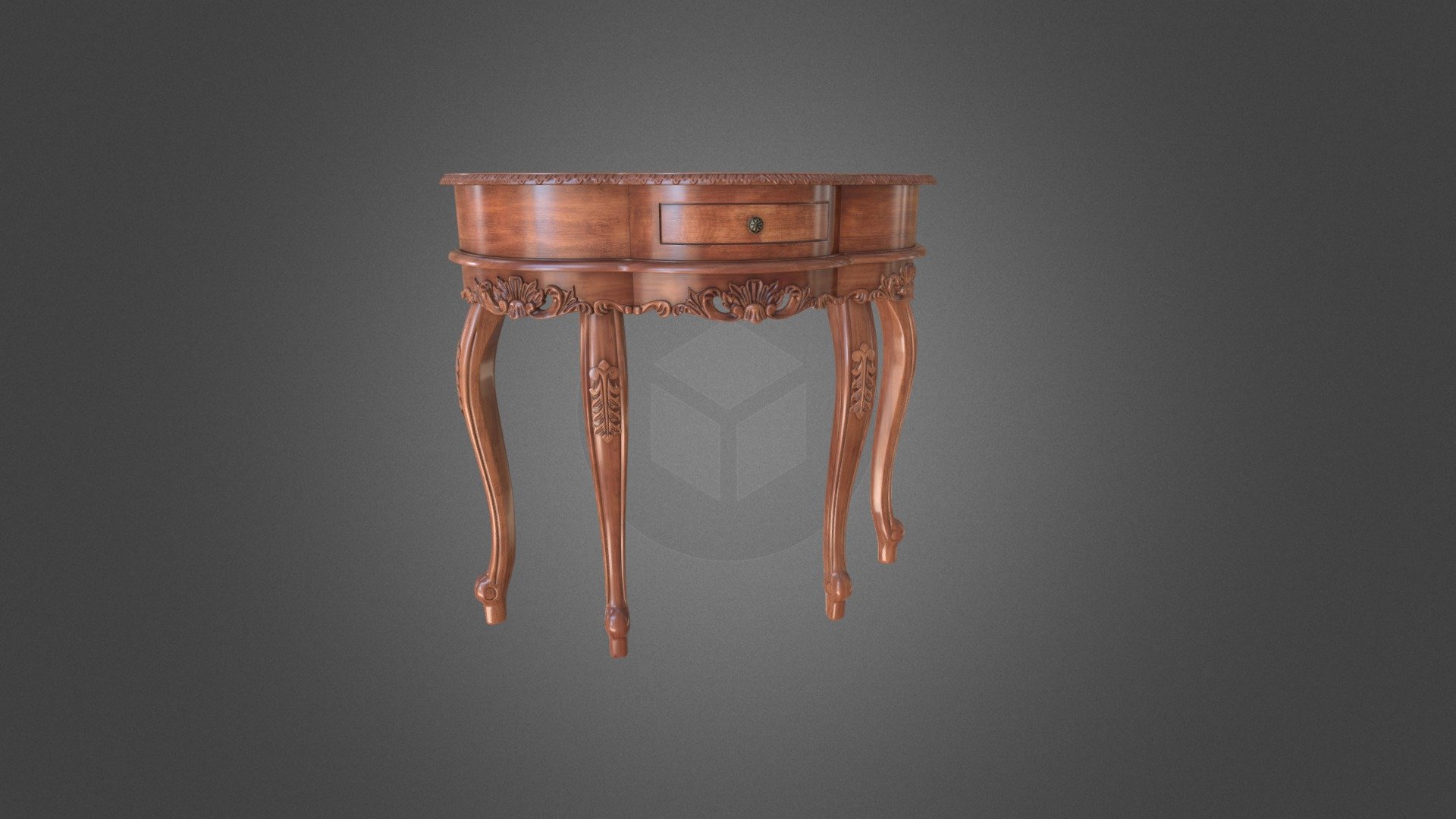 Ornament Wood Table - 3D model by vijaymadartist (@vijay_3d_artist ...