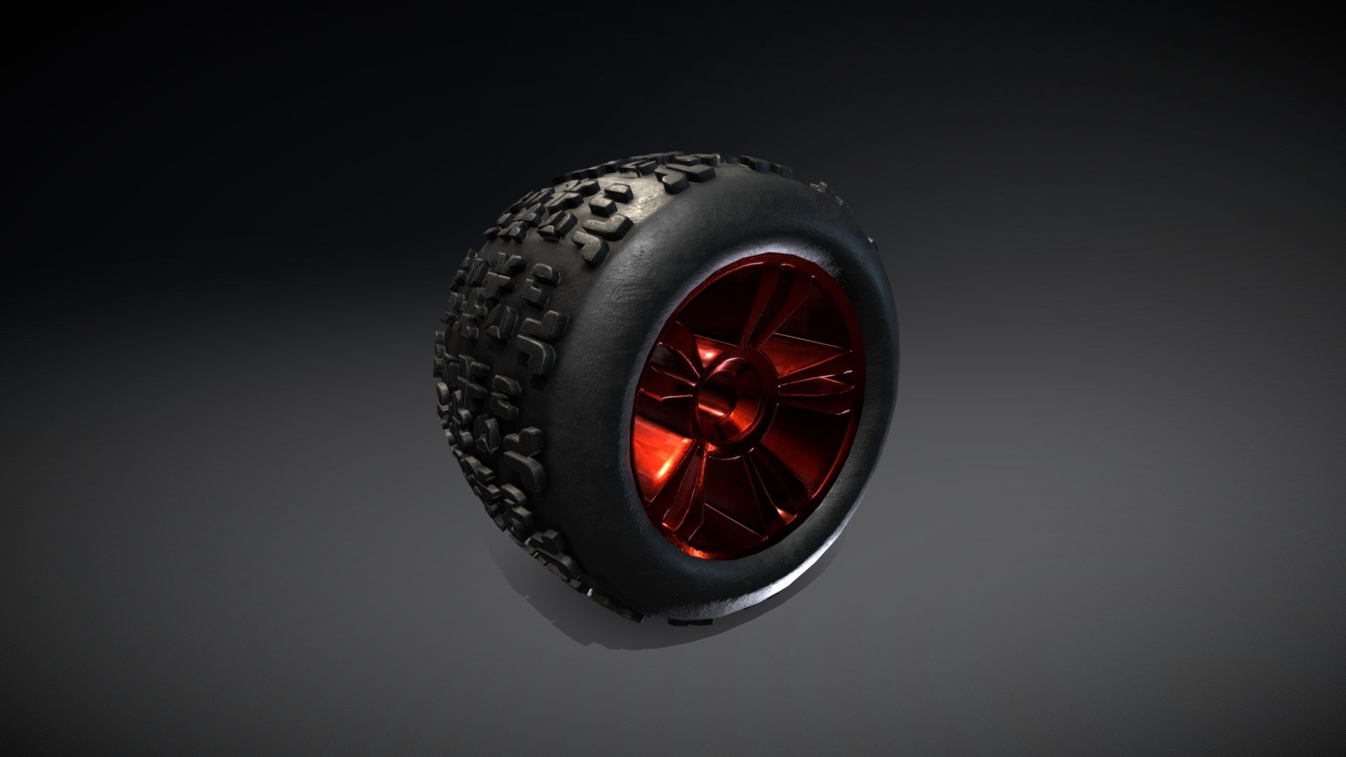 DBoots Copperhead 2 MT Wheel from Arrma RC WIP - Download Free 3D model ...