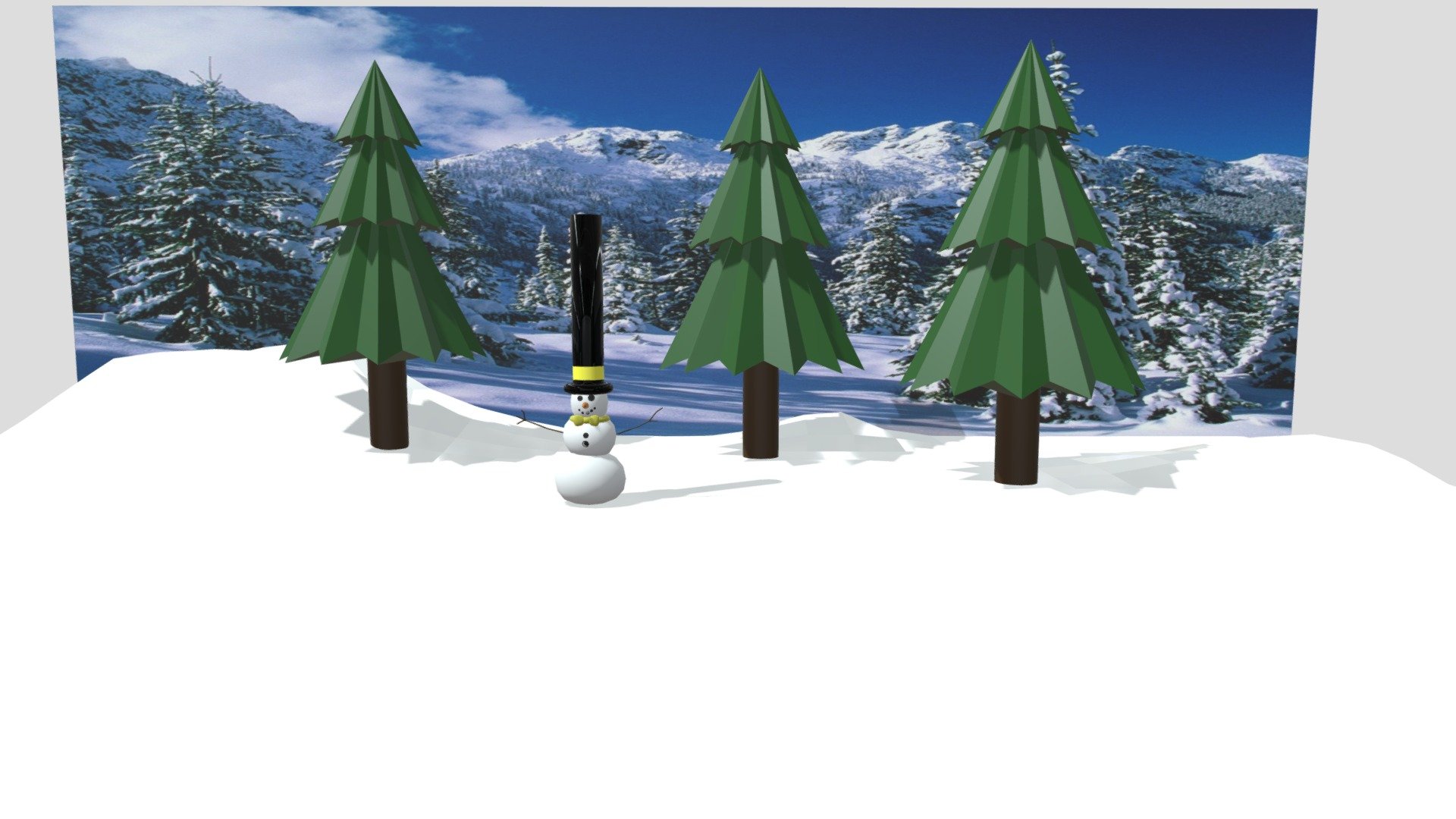 First project, Snowman! - 24/10/22 - 3D model by OrPoBu [c59fc48] - Sketchfab