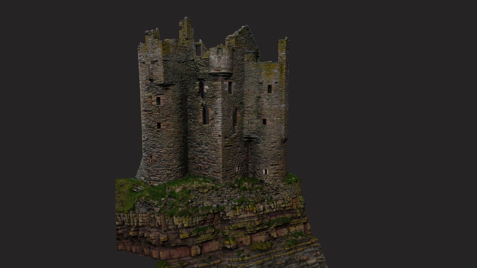 Old Keiss Castle, Caithness, Scotland - 3D model by hfenton [c59fe1d ...