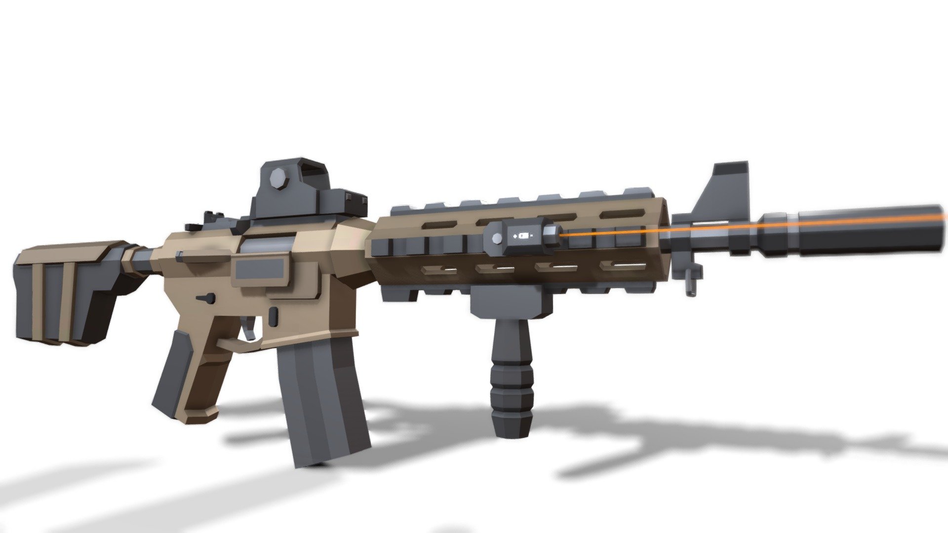 AX-5,56 (Low Poly) - 3D model by Likonisa (@eDU6tjT5IDwTntq) [c59ffd5 ...