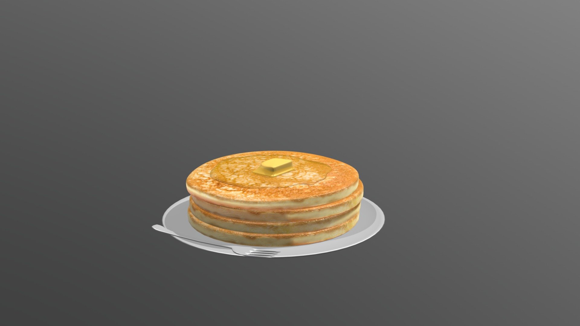 Pancake - 3D model by lasen (@a101185243) [c5a0f5d] - Sketchfab