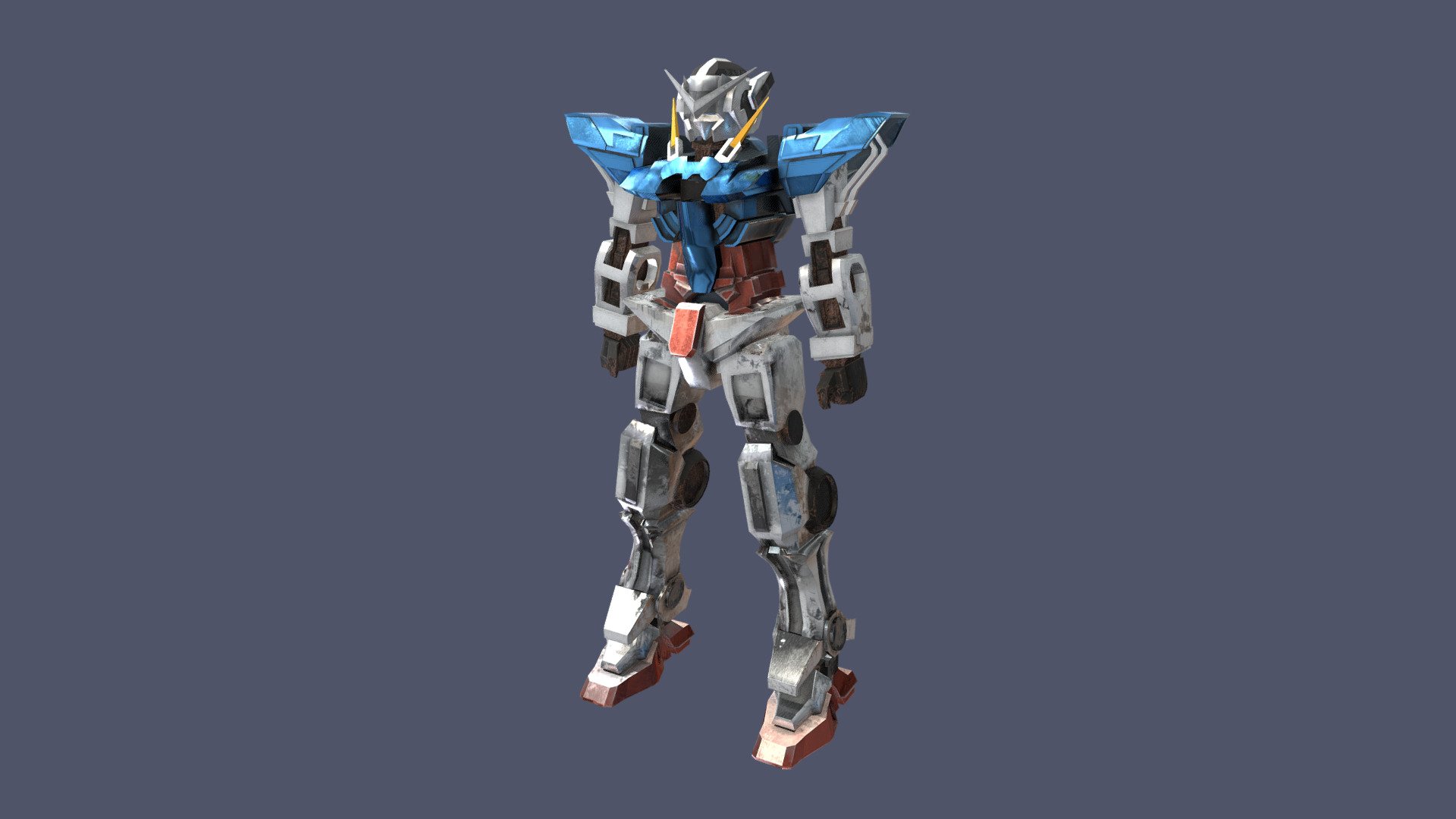 Rough Gundam - Final - 3D model by Gyde [c5a110f] - Sketchfab