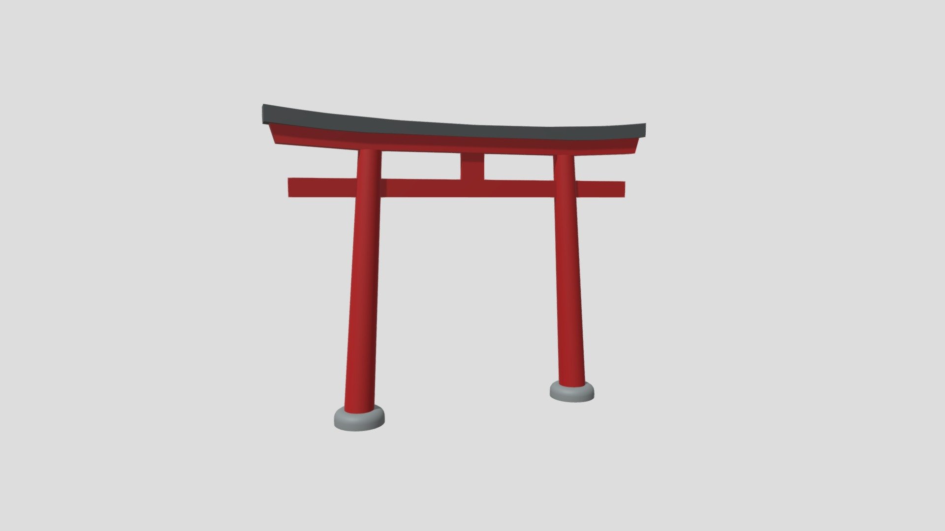 torii gate - 3D model by Keidori [c5a29f8] - Sketchfab