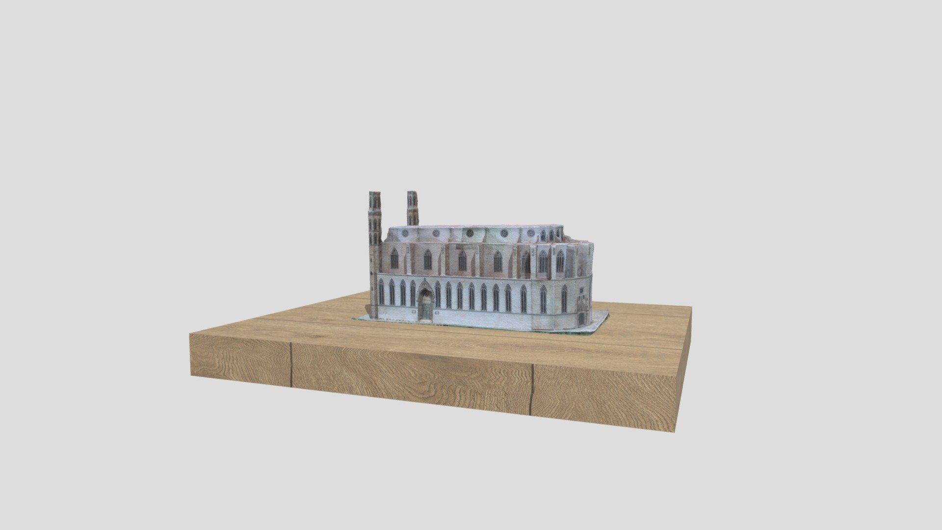 Santa Maria del Mar - 3D model by ian.rodriguezz [c5a2bda] - Sketchfab