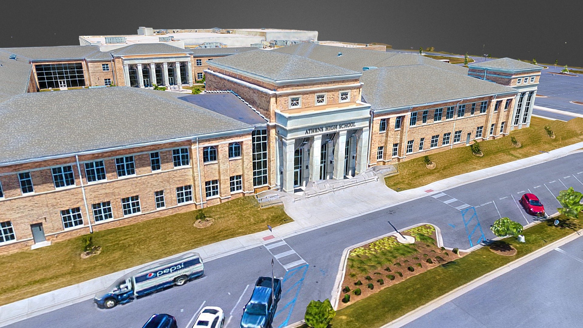 Athens High School - Download Free 3D model by johnnokomis [c5a418f ...