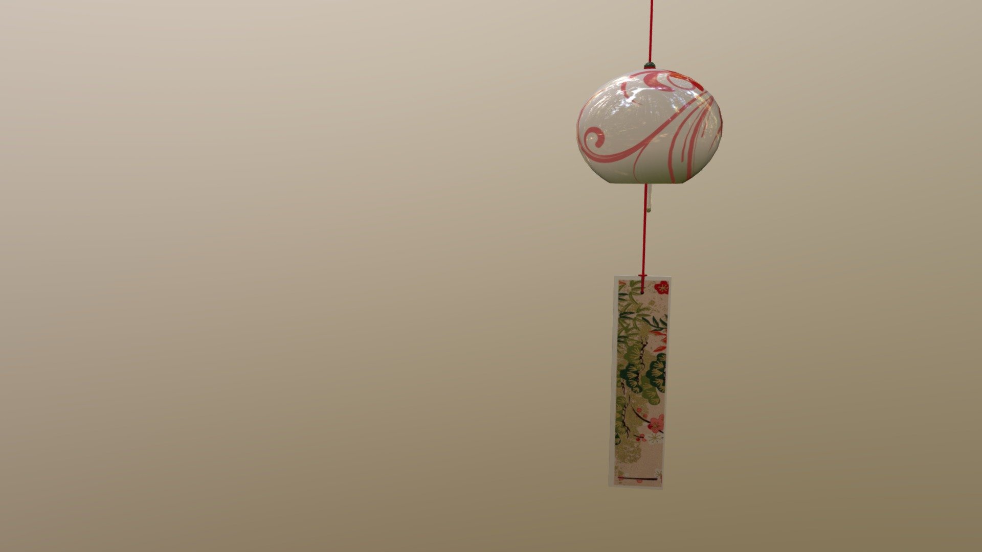 Japanese handmade chime - 3D model by picmansmodel [c5a56d6] - Sketchfab