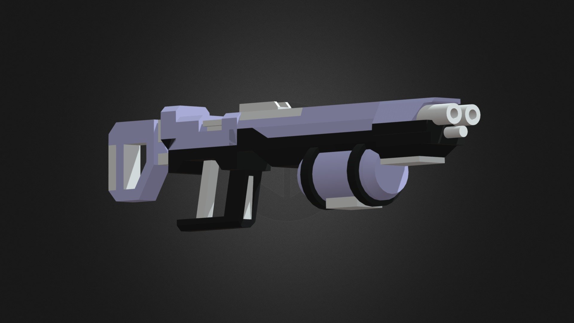 Dual Shot Blaster - Download Free 3D model by curby (@loficurby ...