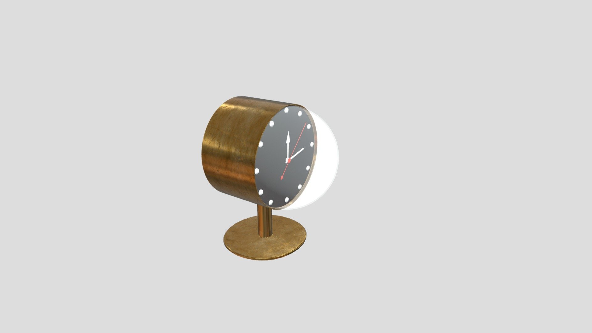 Antique Desk Clock - 3D model by Ivan.Badanjak [c5a7e32] - Sketchfab