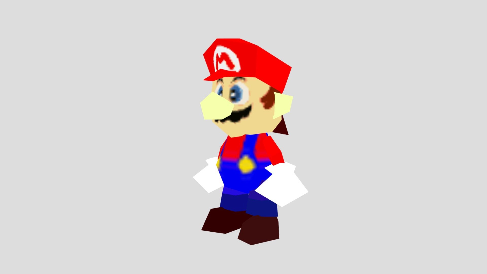 Nintendo 64 - Super Smash Bros - Mario - Download Free 3D model by ...