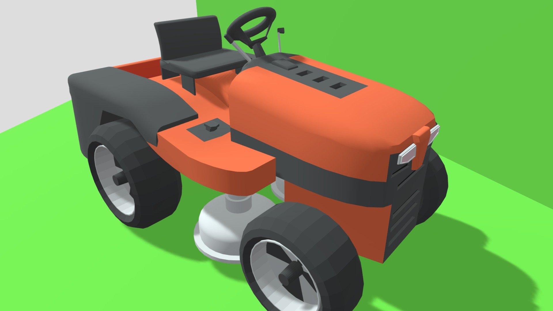 lawn-mower-truck - 3D model by azul3Dworld (@gkcealparslan) [c5a8538 ...