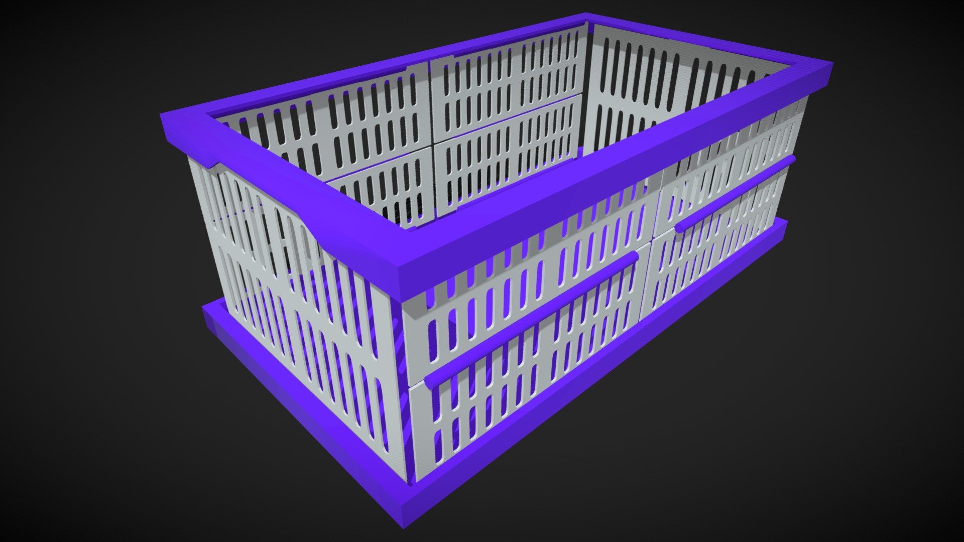 Plastic Crate (animated) - Download Free 3D model by Parelaxel [c5a9111 ...