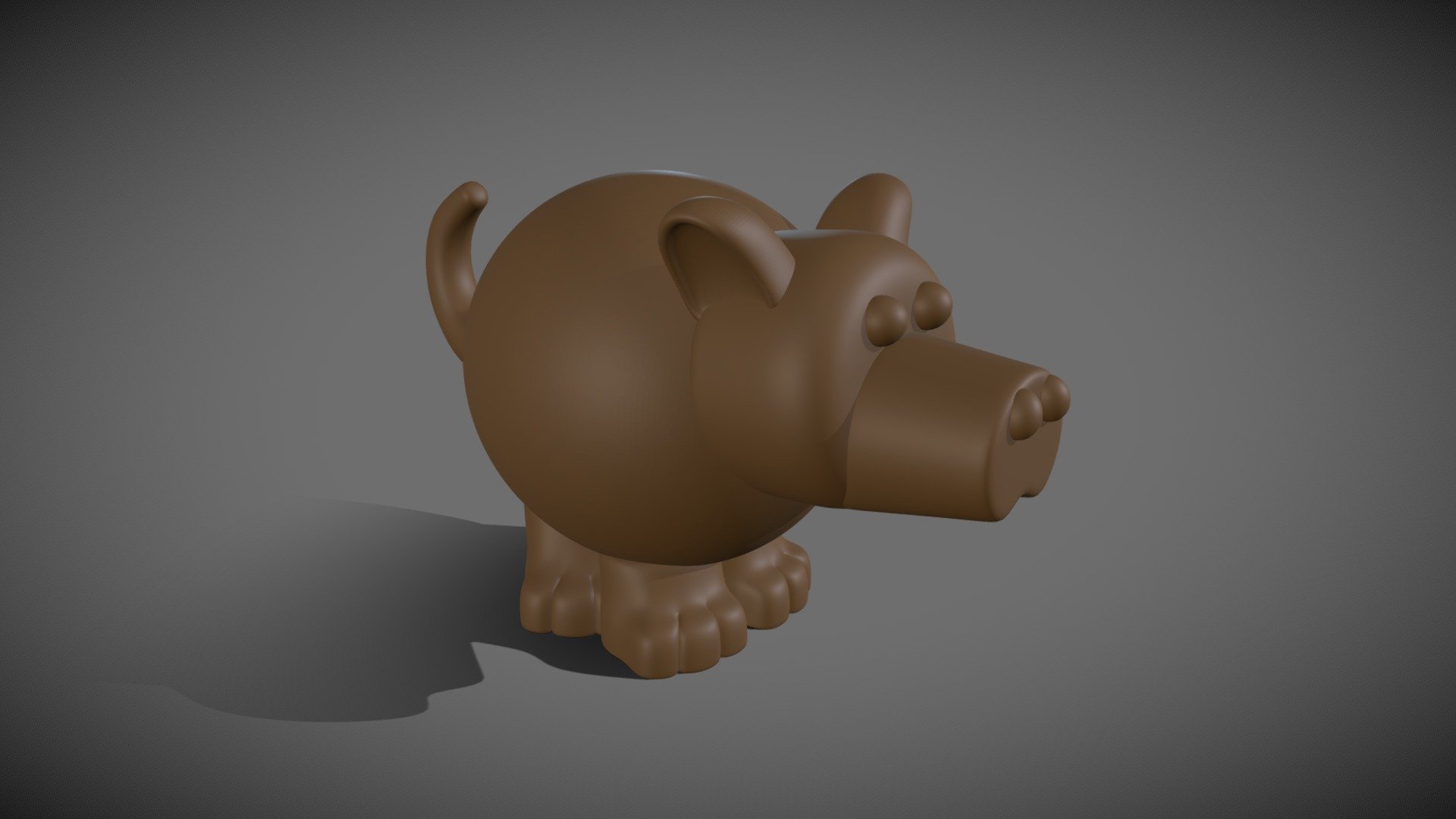 Simple Geometric Little Dog - Download Free 3D model by Leo_Aguiar ...