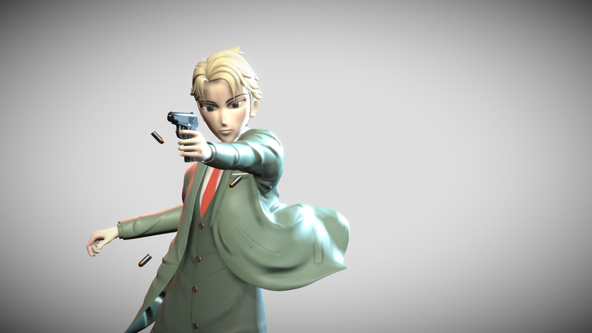 Loid Forger statue - 3D model by Heart4che (@nailhaikalhaikal1 ...