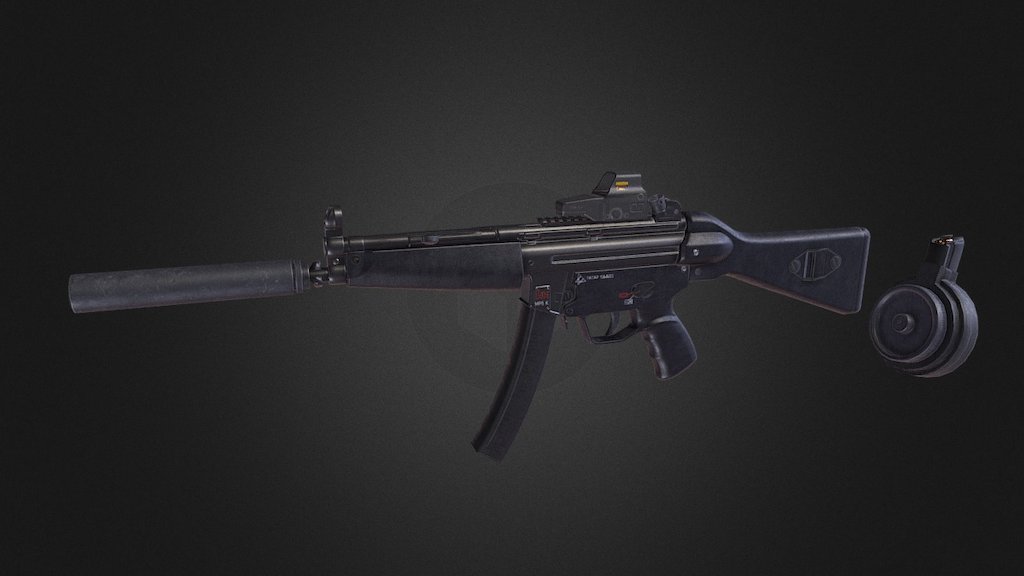 MP5 - 3D model by JavaResistance [c5aae9f] - Sketchfab