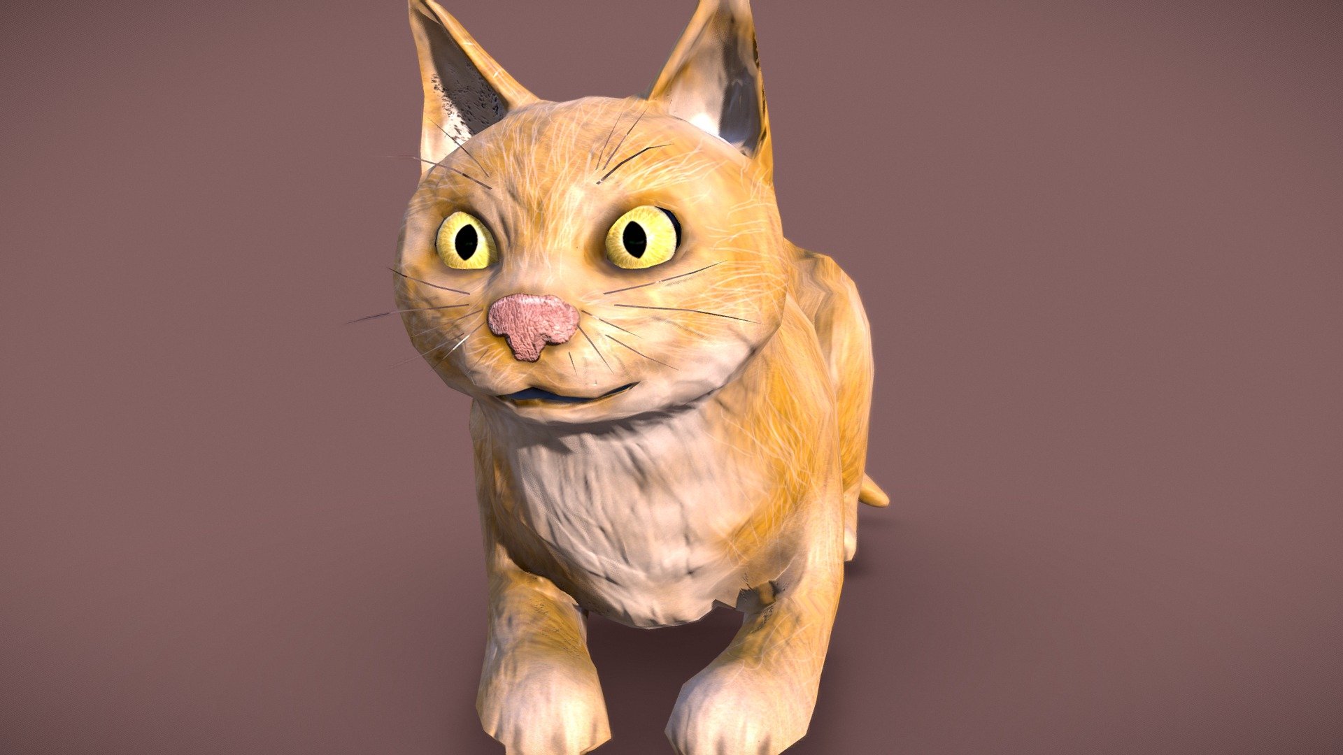 Orange Cat - Buy Royalty Free 3D model by Jorden Estes (@jordenestes20 ...