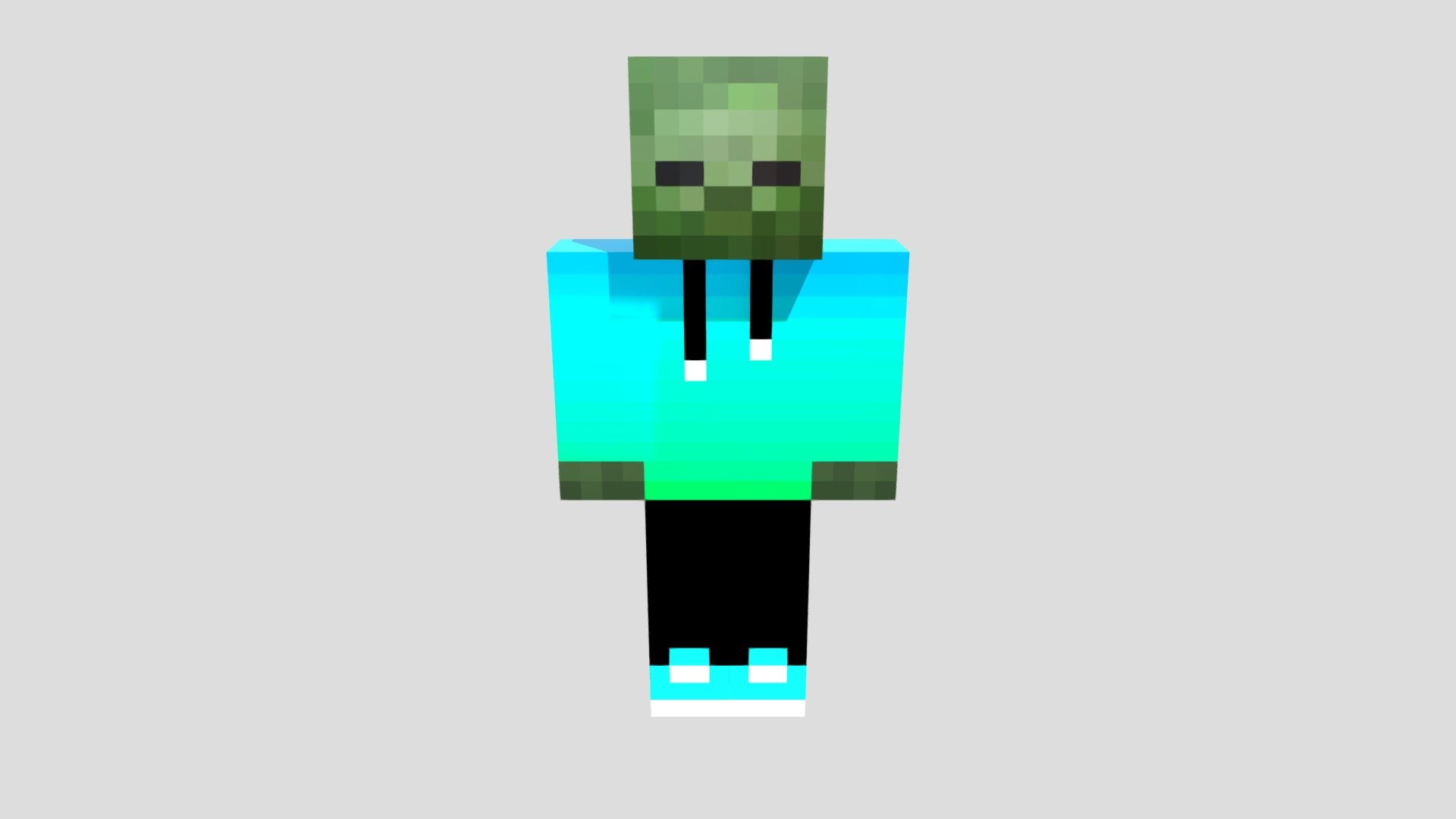 Minecraft Zombie In A Hoodie - Download Free 3D model by Luffy ...