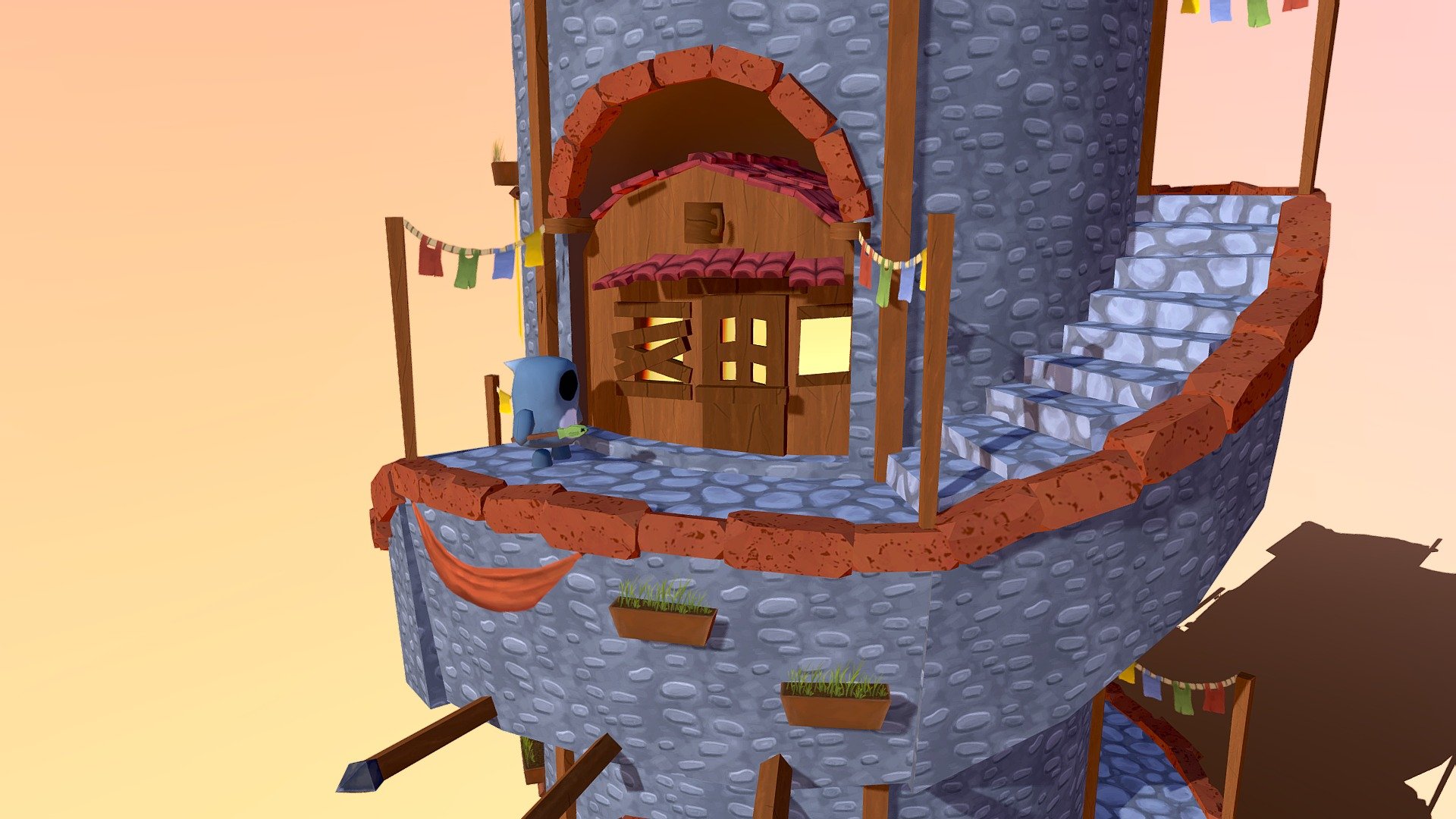 Endless Tower Asset Pack (2018y edition) - 3D model by CookieNoir ...