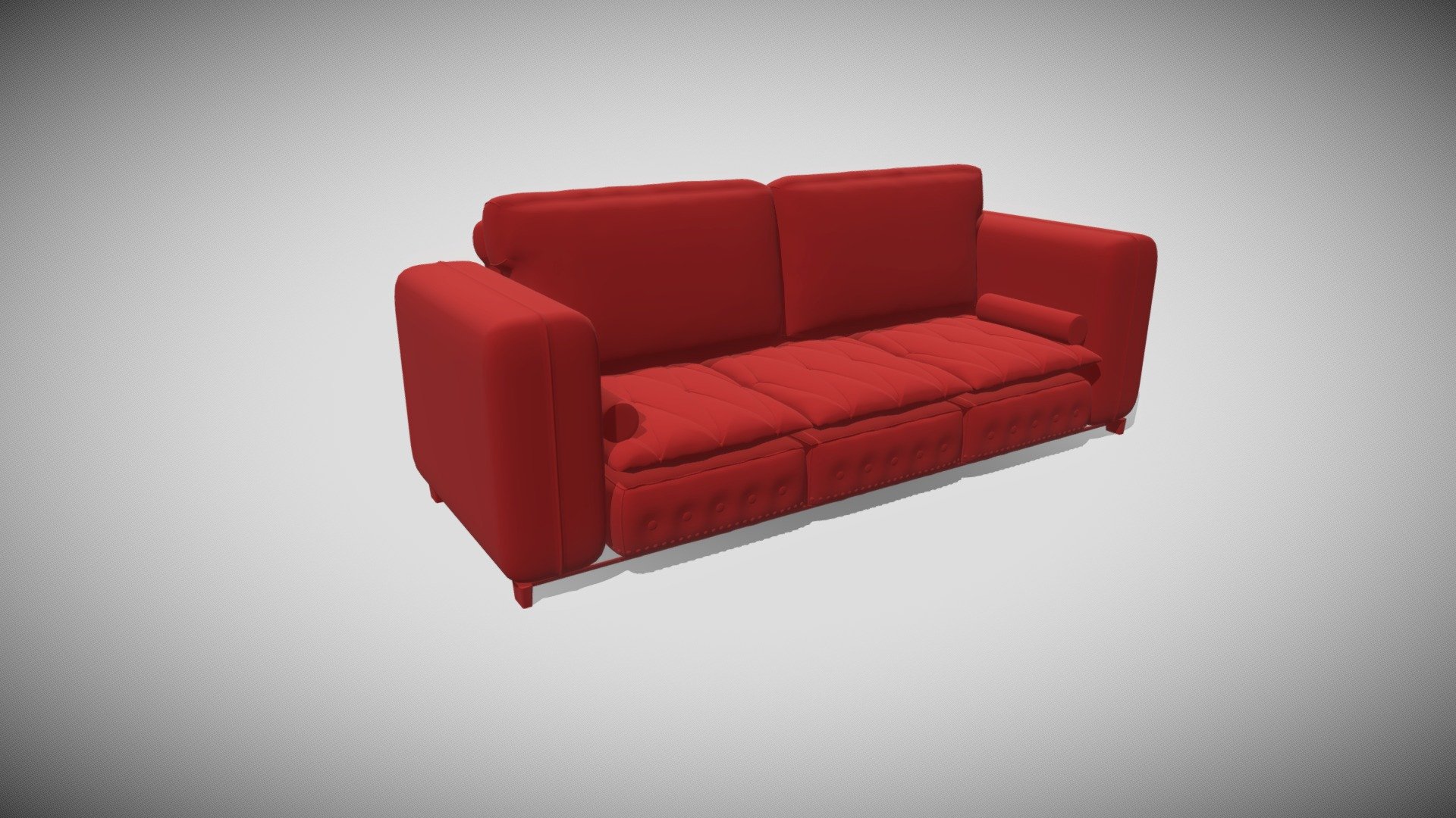 Red Couch - Download Free 3D model by Jungle Jim (@jungle_jim) [c5ac8e2 ...