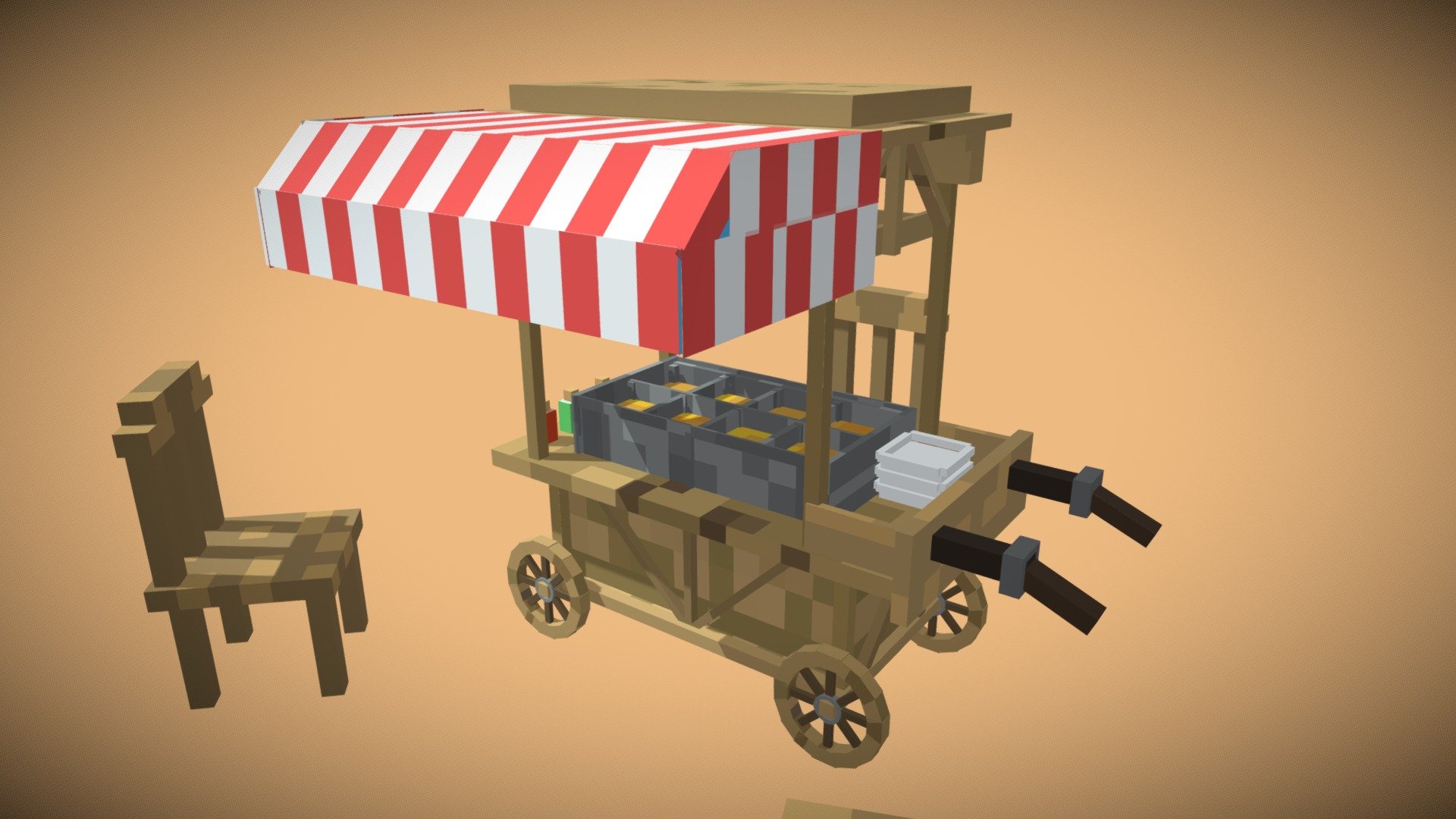 Streetfood Cart - 3D model by Staralighto (@jutan2004) [c5acae2 ...