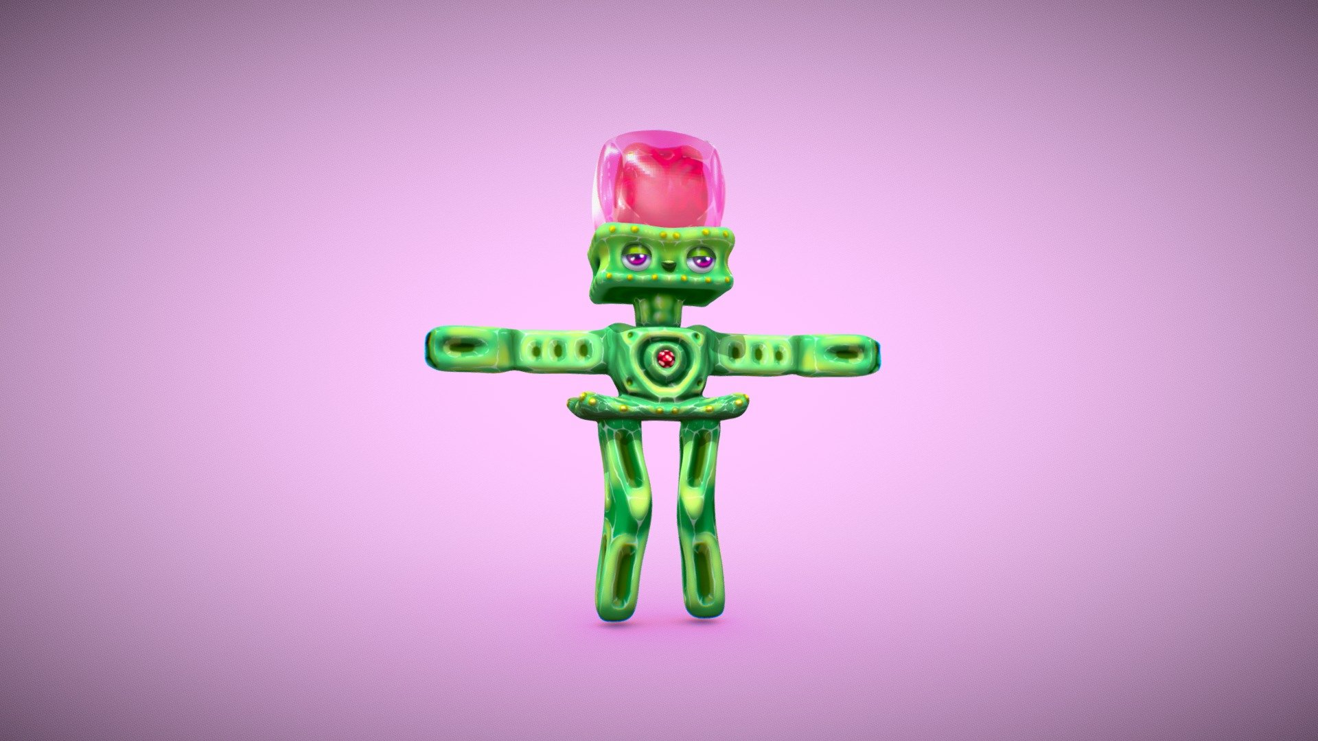 Alien-Cactus - 3D model by Monetto [c5ad8f7] - Sketchfab