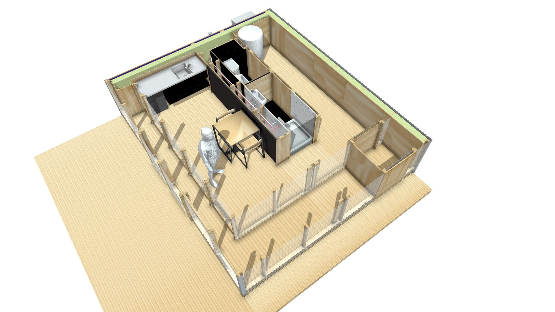 Ablution block - Floorplan - 3D model by Formografia [c5ae04f] - Sketchfab