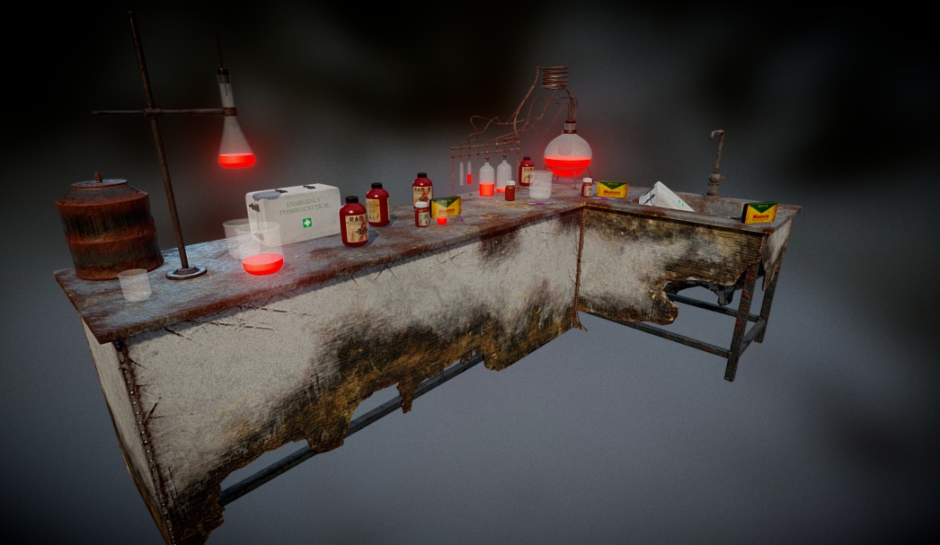 Chemical lab (Fallout 4) - 3D model by Vitaliy Kovalchuk (@Domender ...