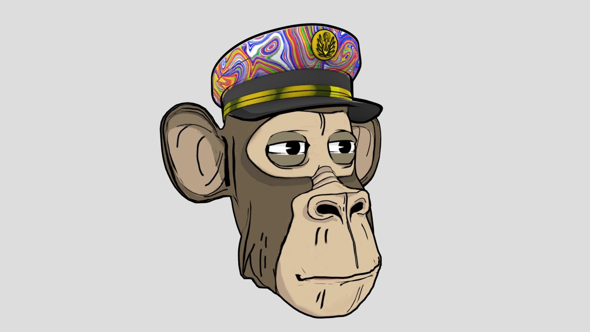 Navy Cap Monkey - 3D model by Jarvin.A.Eslao [c5b1006] - Sketchfab