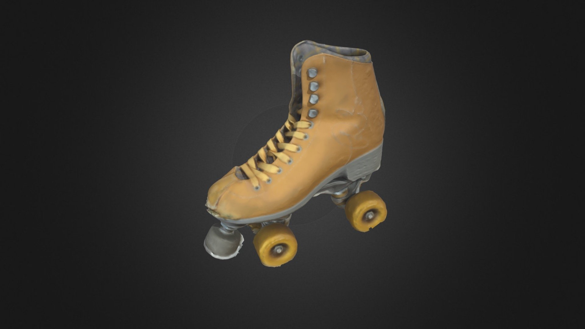 3D model - Yellow roller skate - 3D model by pastainbianca ...