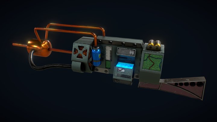 Gaussgun 3D models - Sketchfab
