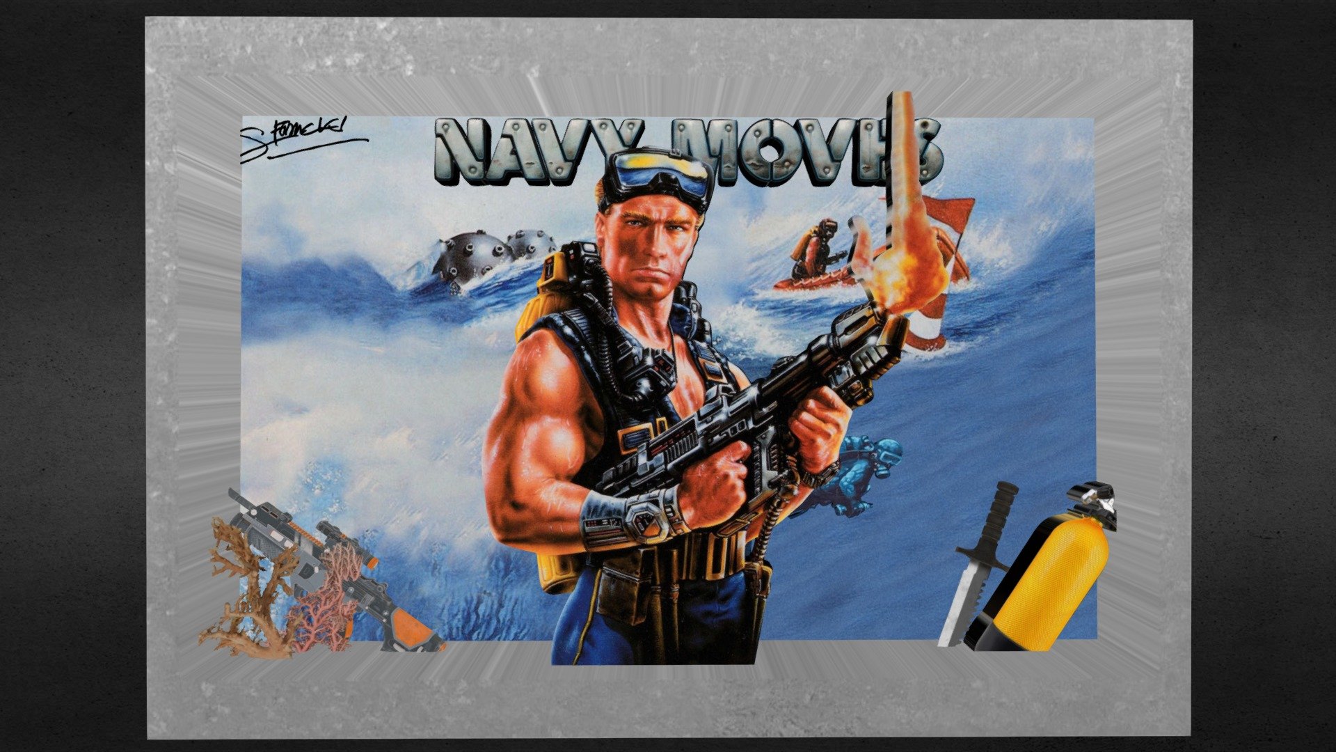 Navy Moves cadre 3d - 3D model by Art-Conan [c5b468a] - Sketchfab