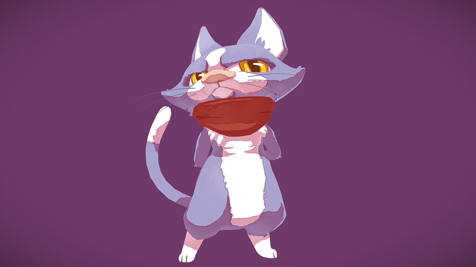 Gato malvado - 3D model by Jonás (@jonasaguilar) [c5b5053] - Sketchfab