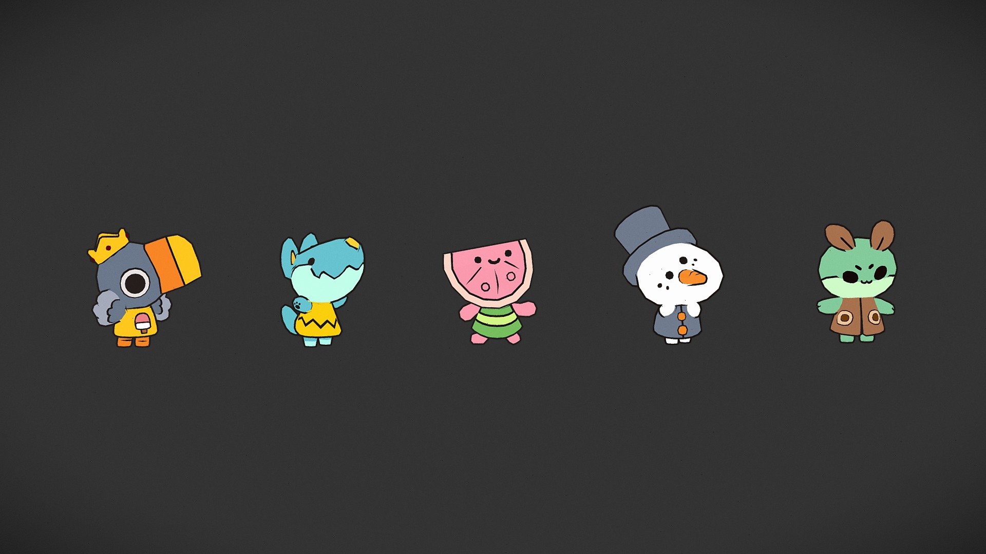 Cartoon Character Study - 3D model by veresenurm [c5b5202] - Sketchfab