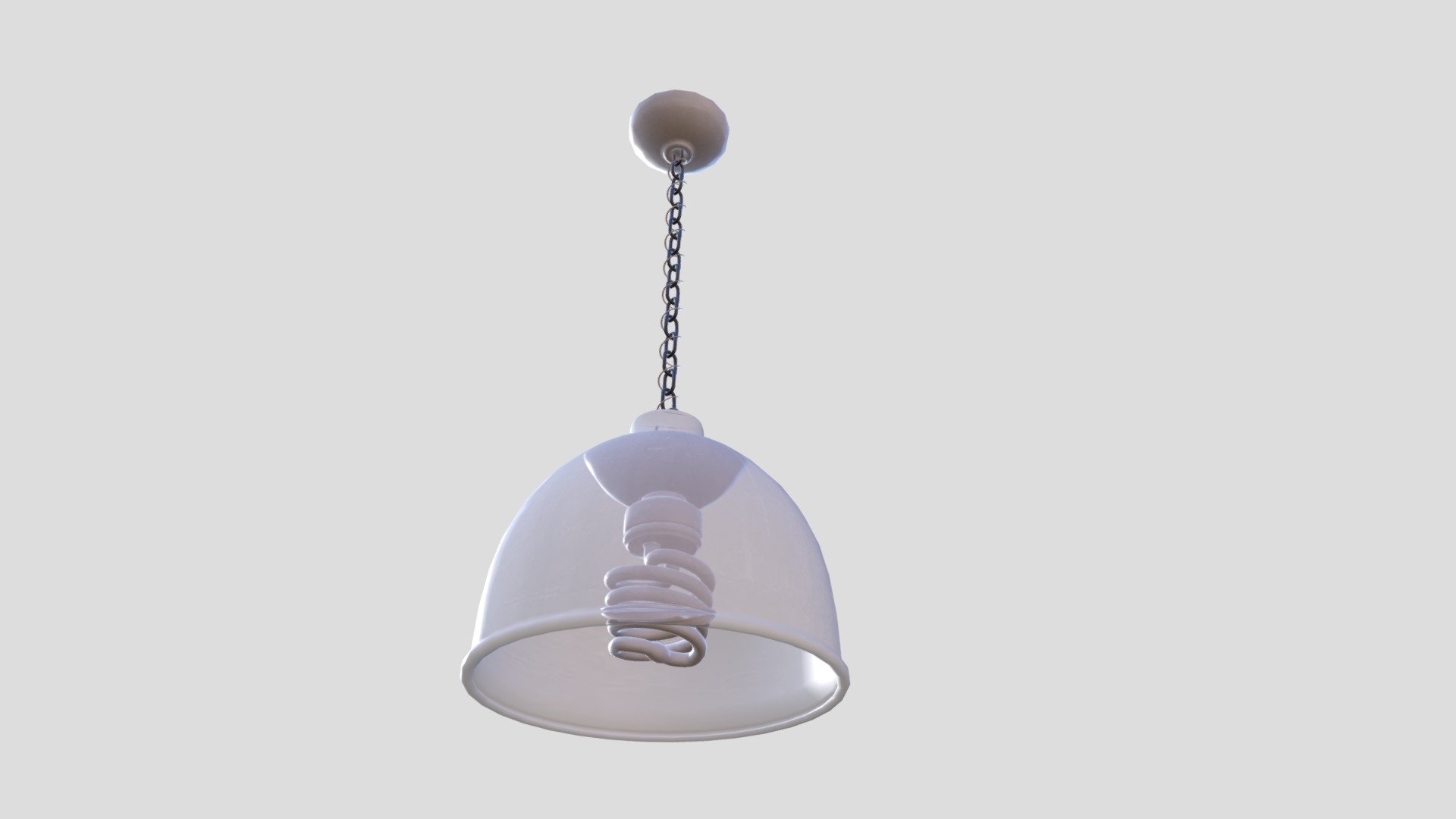 Ceiling Light with led light bulb. - Download Free 3D model by ...