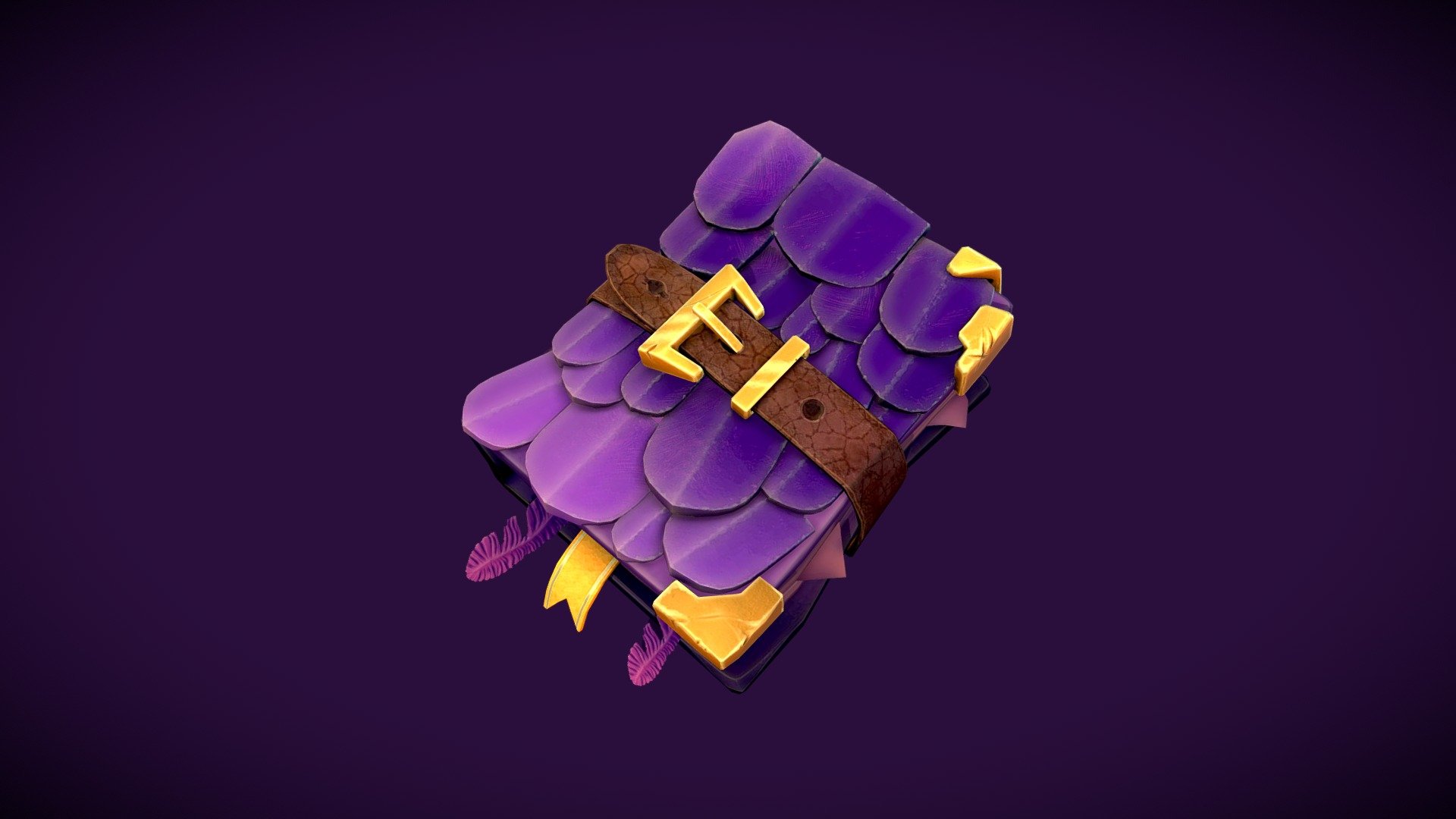 The Scaly Book - 3D model by jenniferAartist [c5b5cc4] - Sketchfab