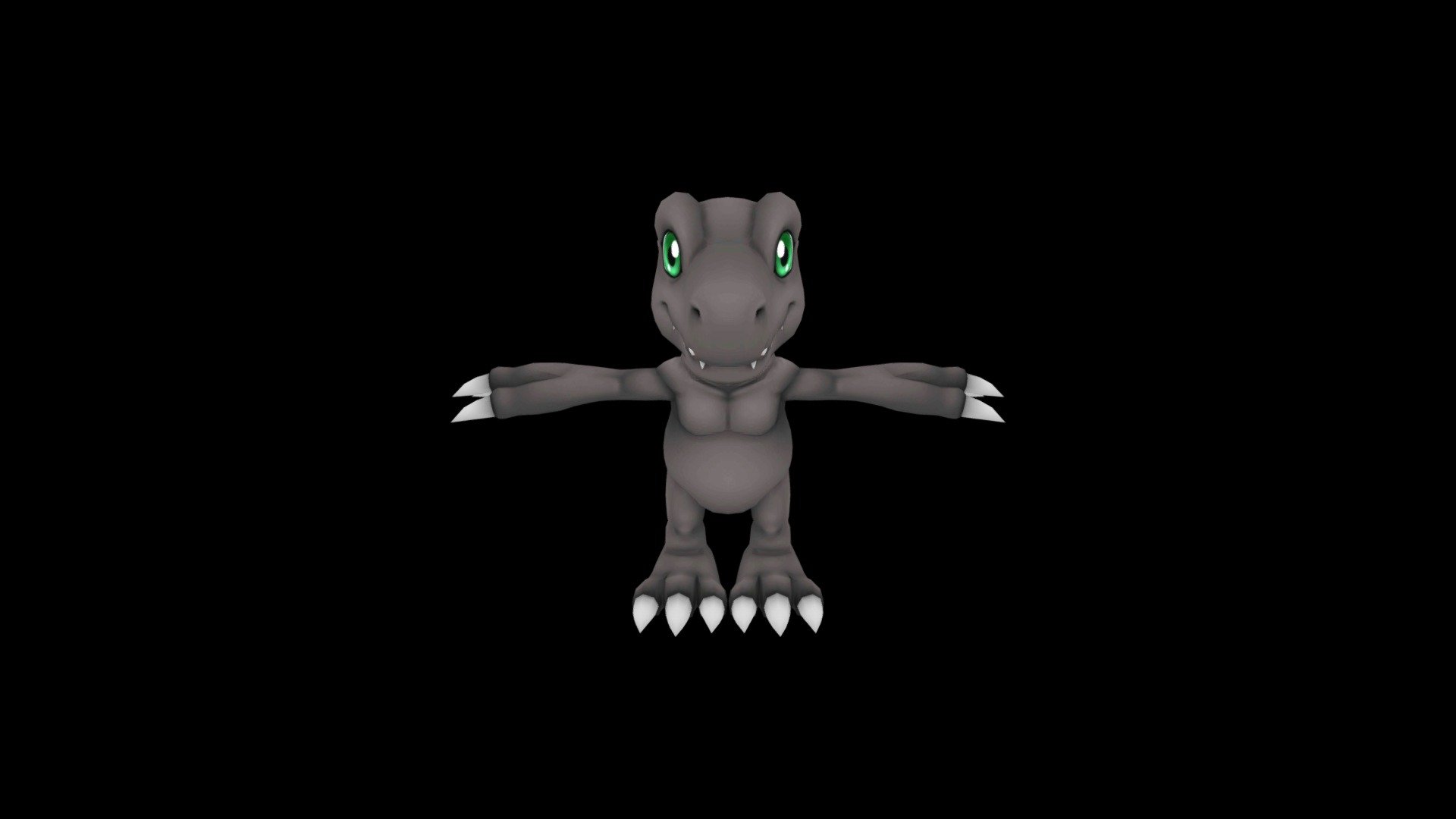 Digimon links - Agumon Black - Download Free 3D model by speeduzumaki31 ...