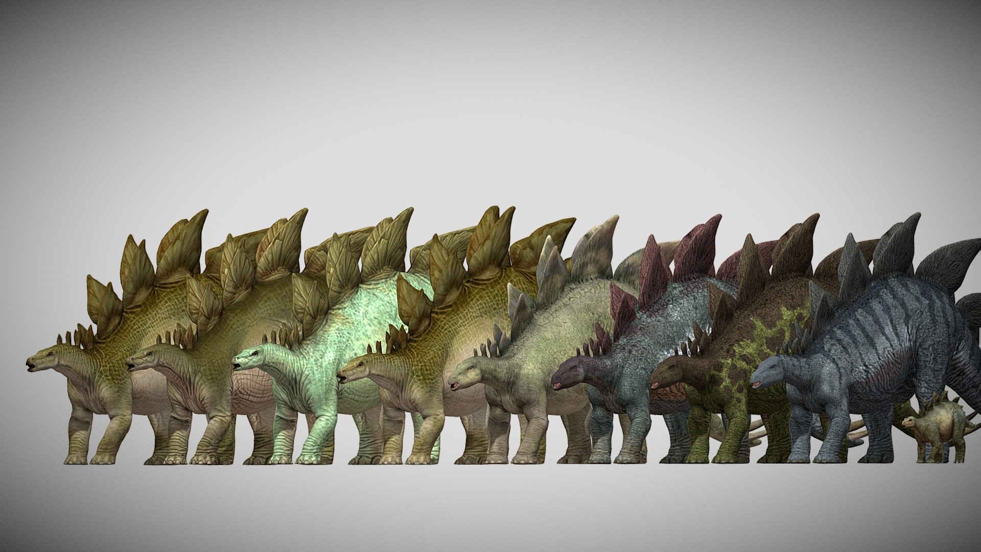 Stegosaurus Jurassic Park Builder