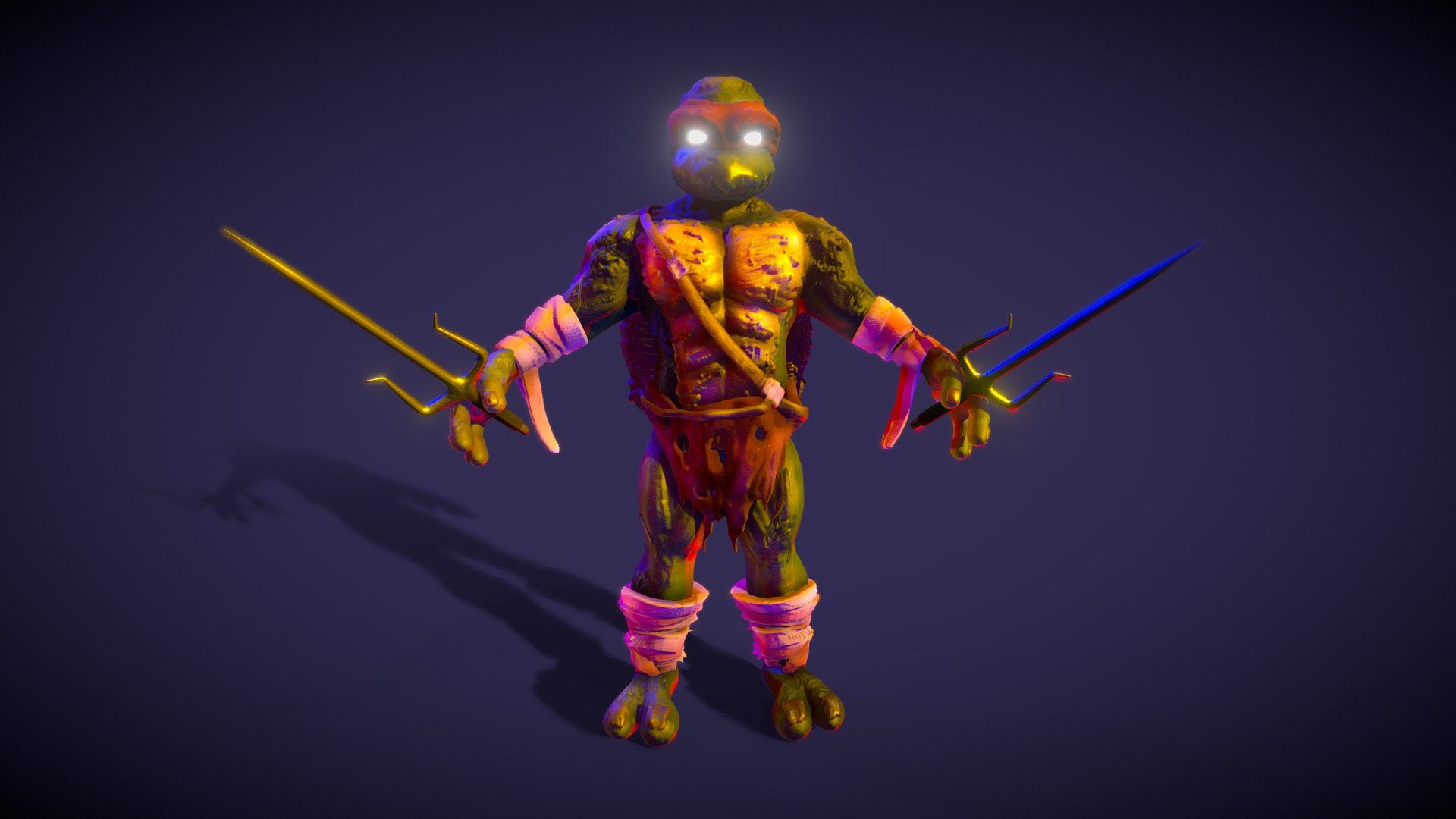 TMNT - Raphael - 3D model by jason.lp.davis [c5b77a9] - Sketchfab