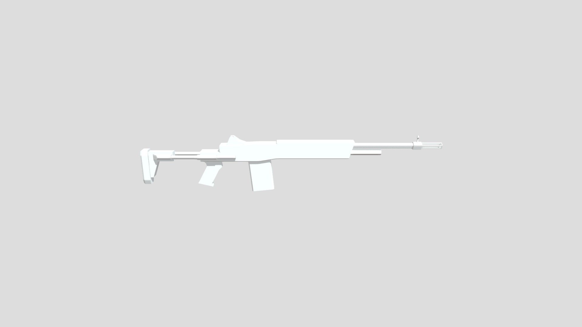 Low Poly Mk14 Semi Auto - Download Free 3D model by Androasyouknow ...