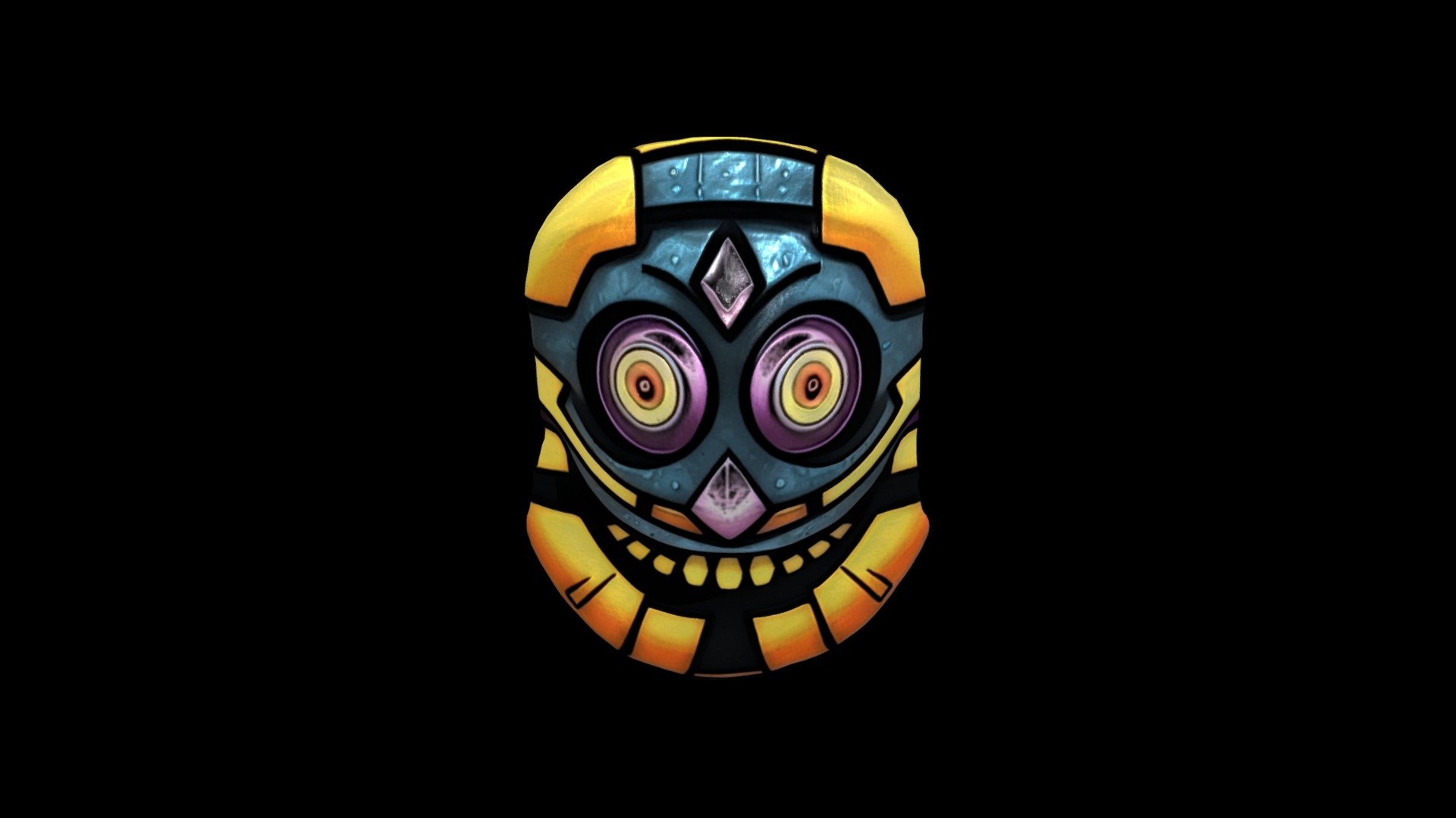 Happy Mask 563 - Download Free 3D model by klrxyz [c5b9900] - Sketchfab