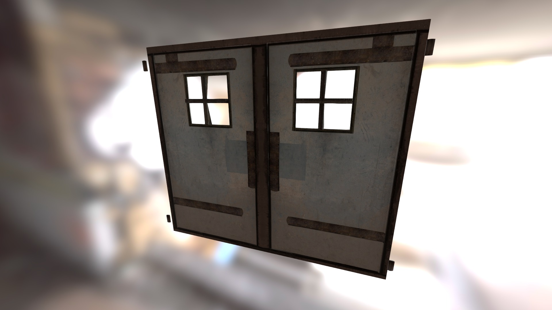 Metal Door - Download Free 3D model by tomaszura [c5badd1] - Sketchfab