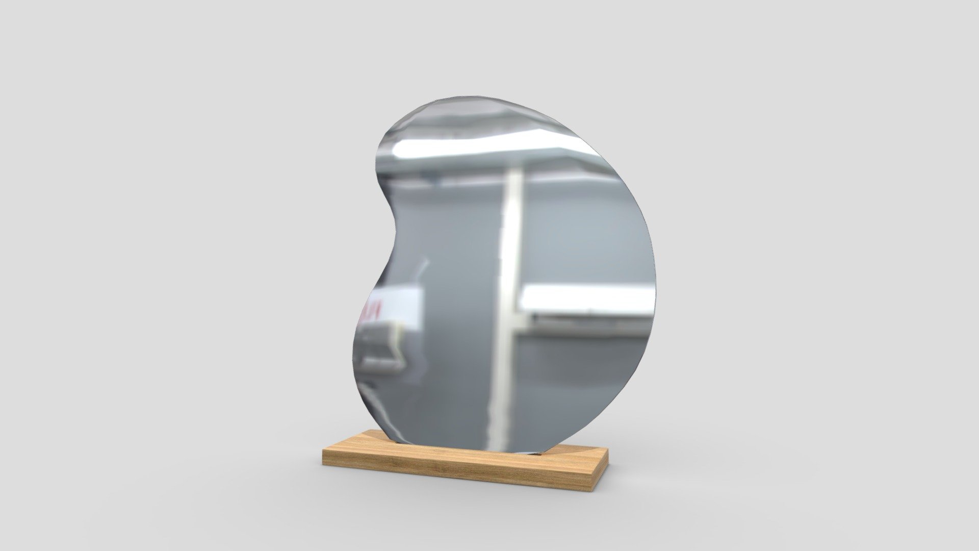 Bean Mirror - Buy Royalty Free 3D model by interior model ...