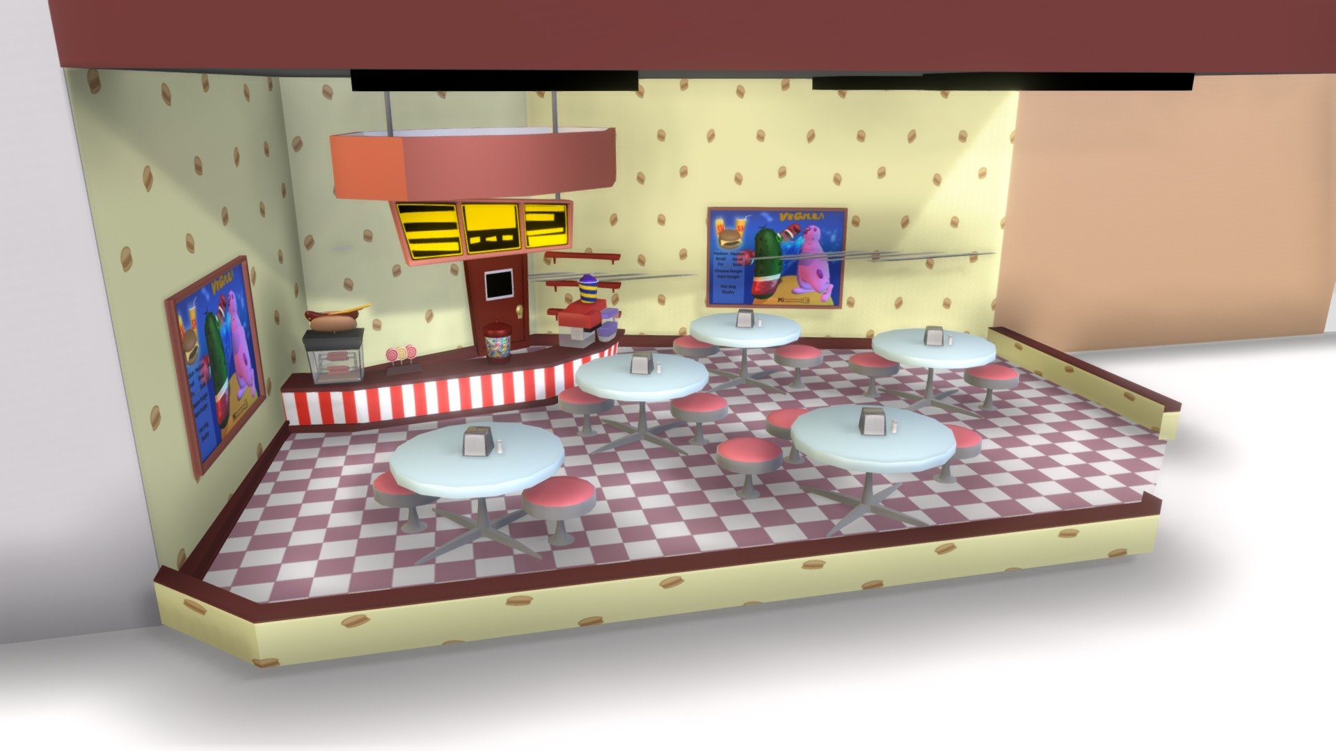 Stuff Mart Snack Bar - Download Free 3D model by RavenclawNimbus ...