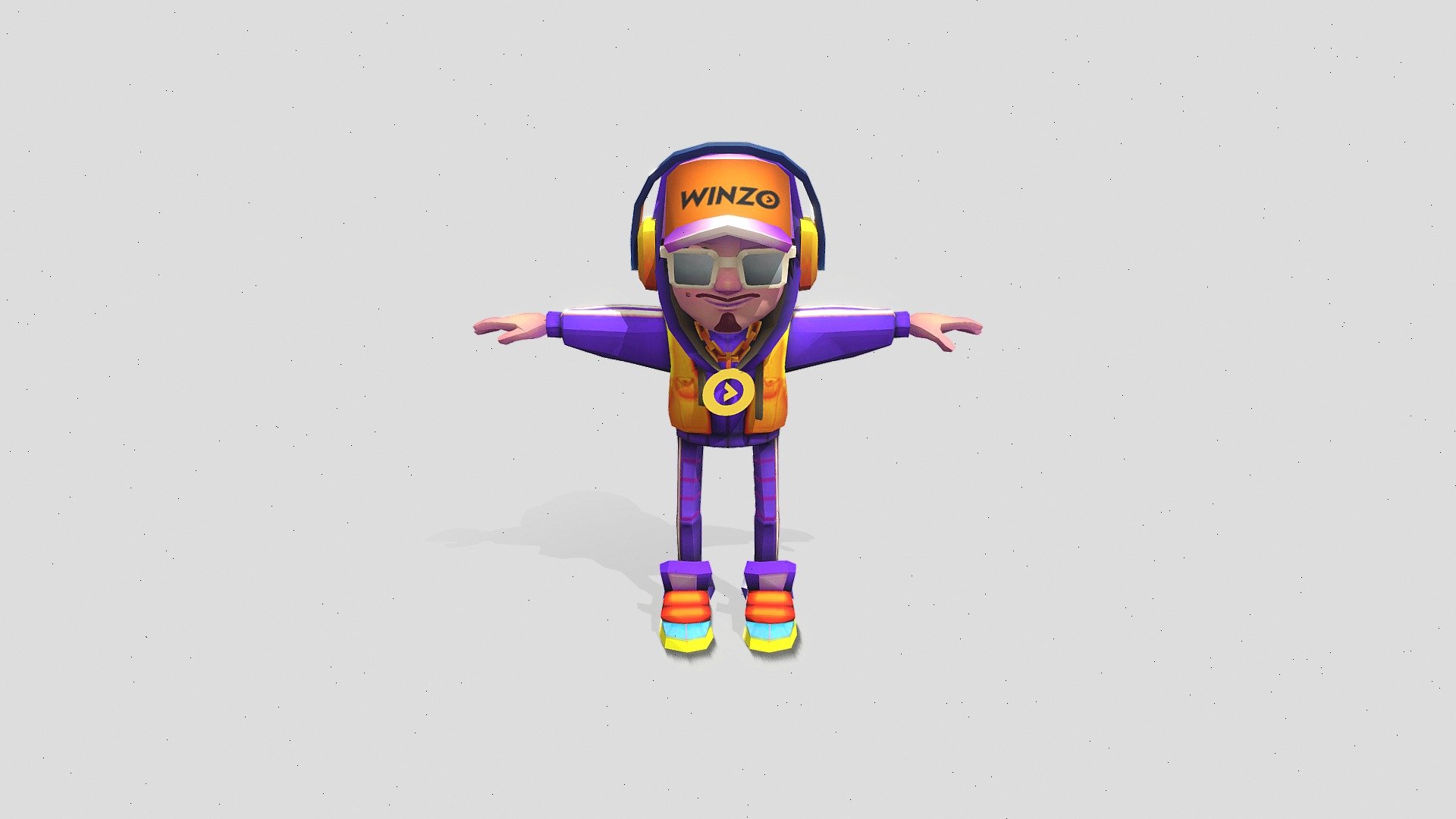 Metro_surfer_New_chrt_1 - 3D model by dipyaman.barman [c5c2a6b] - Sketchfab