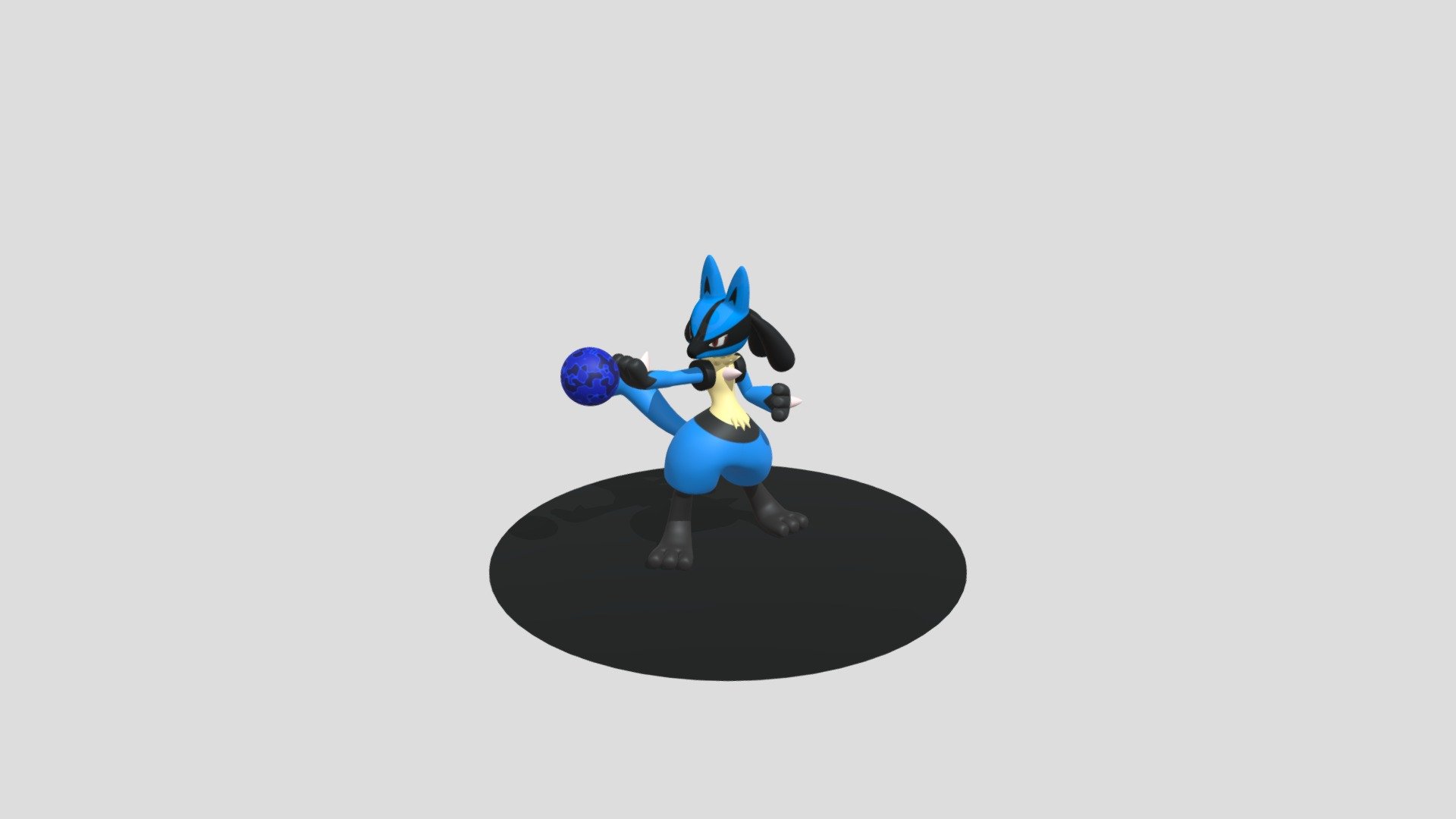 lucario - 3D model by narutoj21pokemon77 [c5c3db4] - Sketchfab