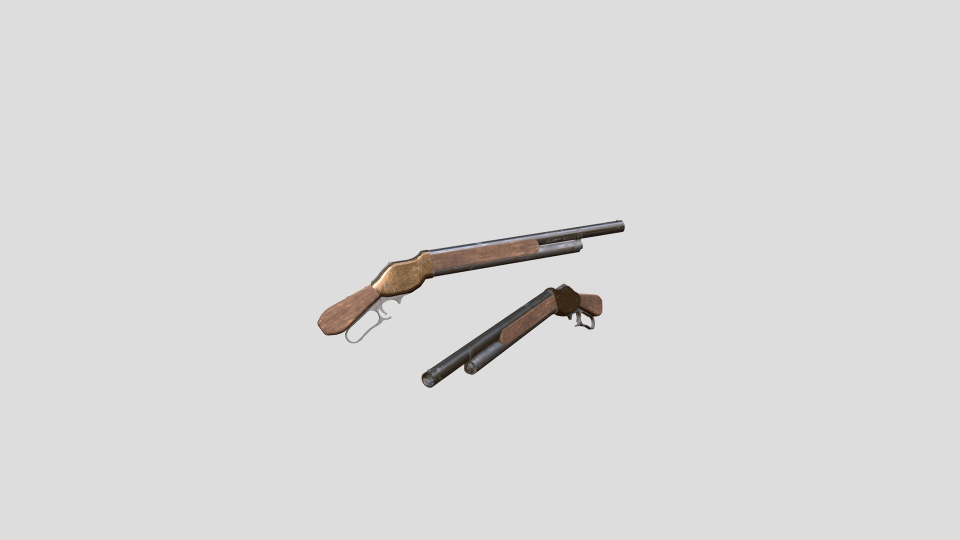 Model 1887 Shotgun - Download Free 3D model by REVEred1025 [c5c3dc4] - Sketchfab