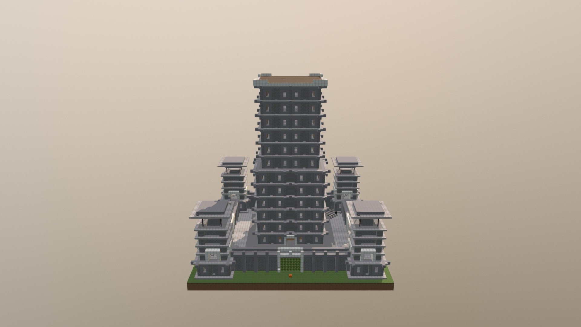 Minecraft Building - Download Free 3D model by t.sullivan [c5c473e ...